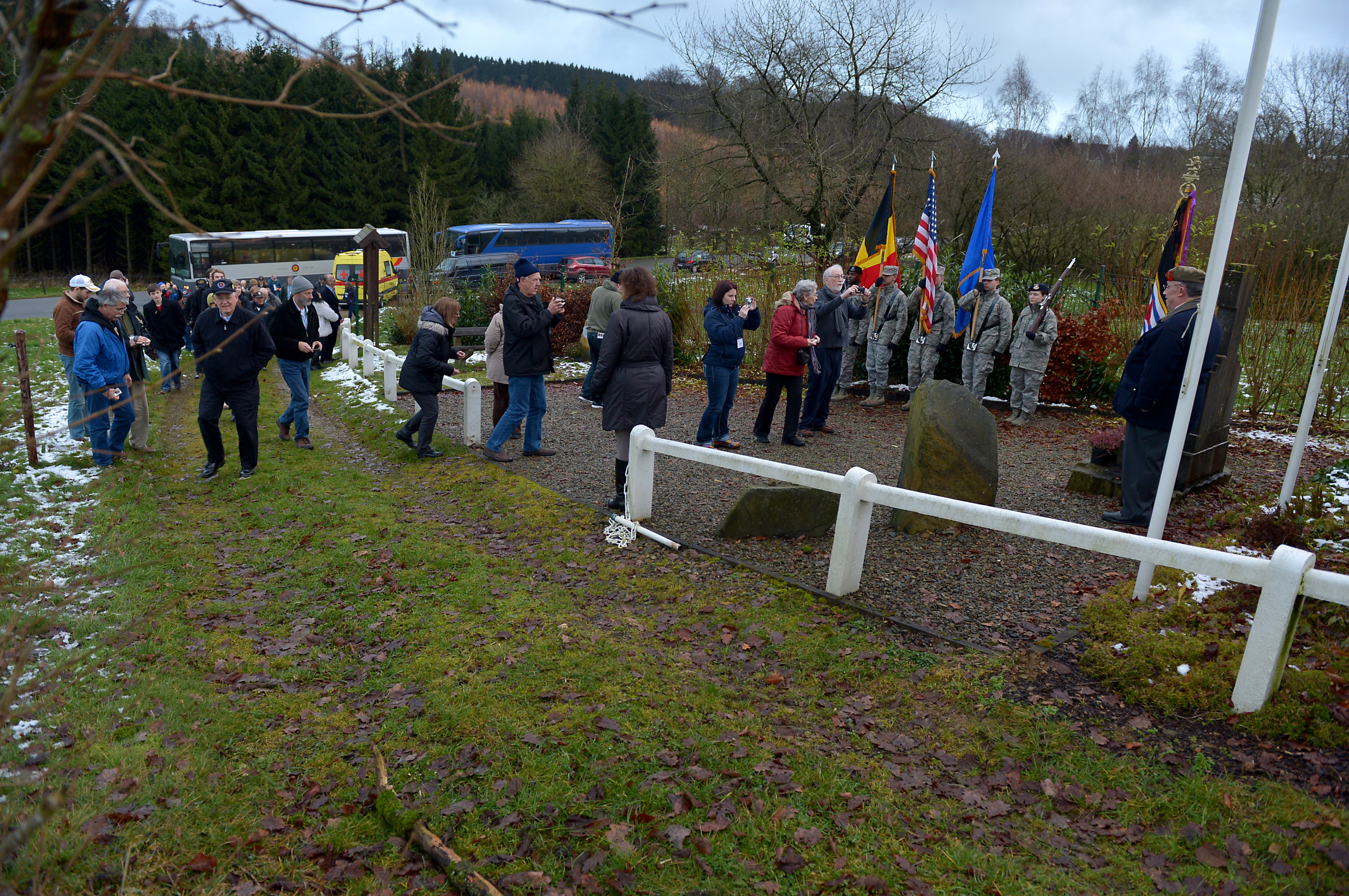 WWII veterans honor the Wereth 11