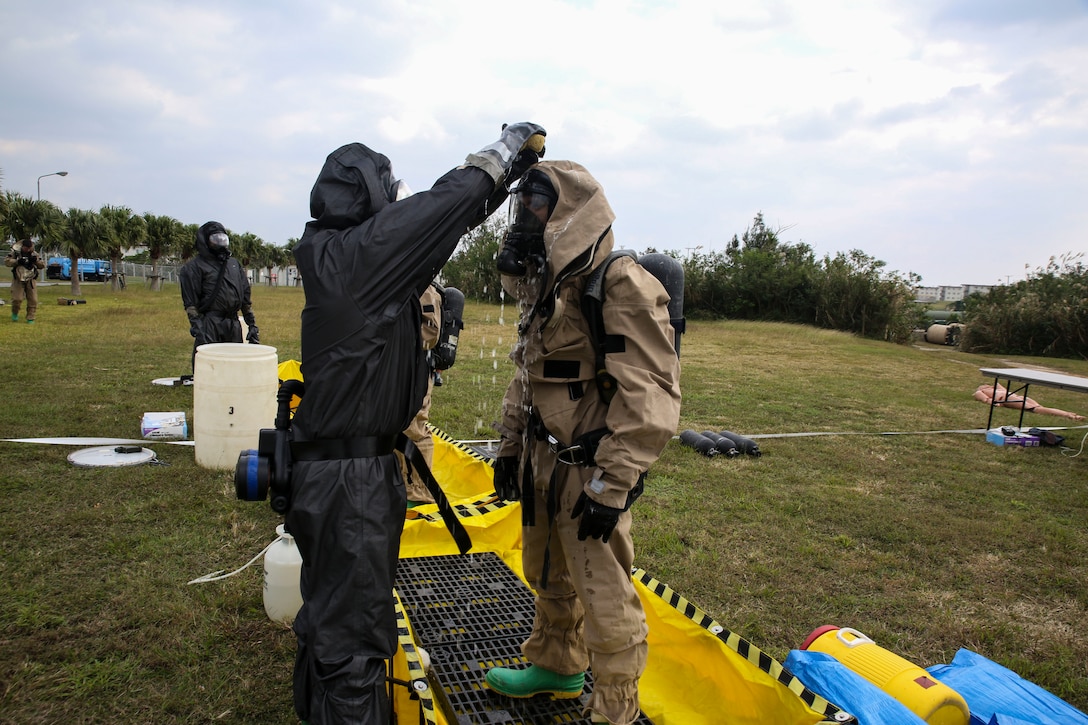 CBRN Marines suit up for the 31st MEU