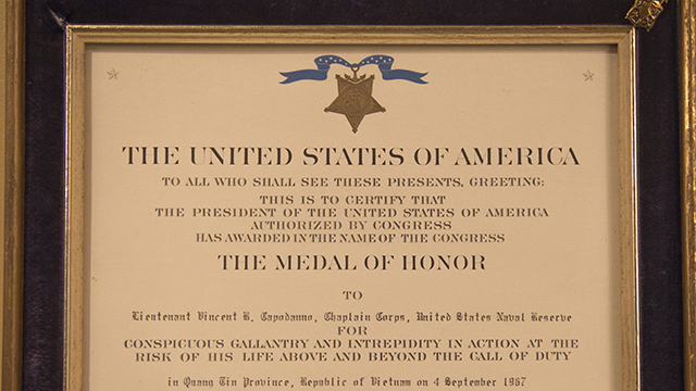 Medal of Honor citation