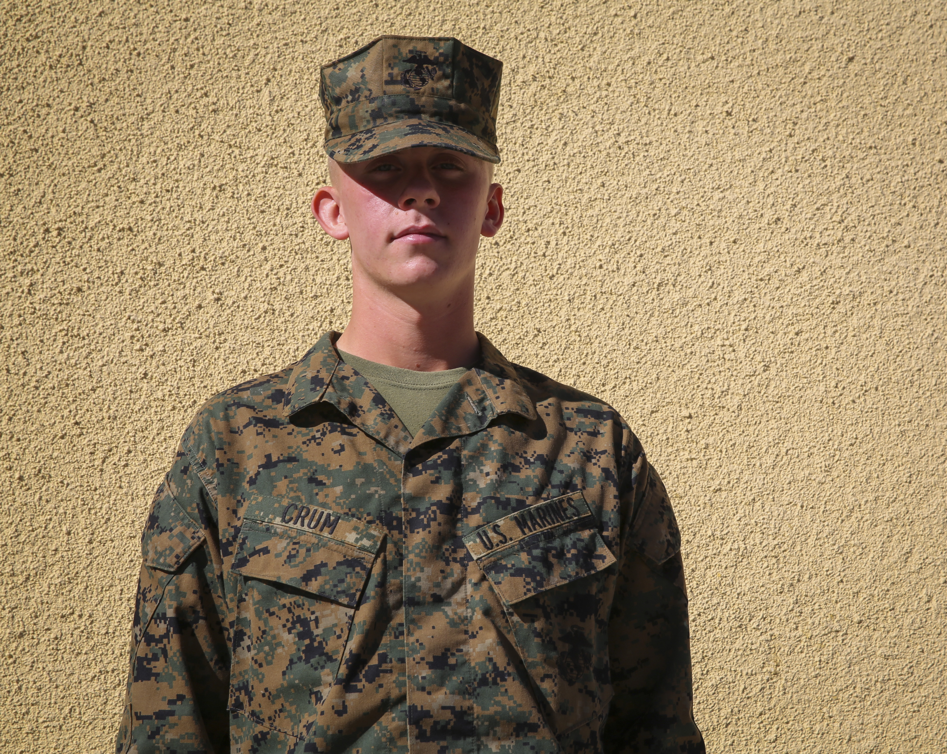 Marine loses weight, gains strength, confidence during training