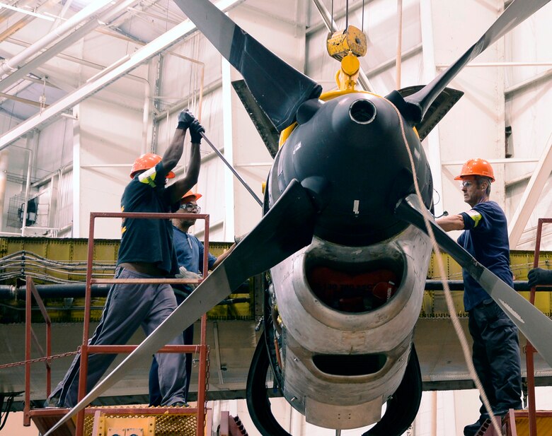 C-130H completely disassembled, ready for a closer look > Robins Air ...