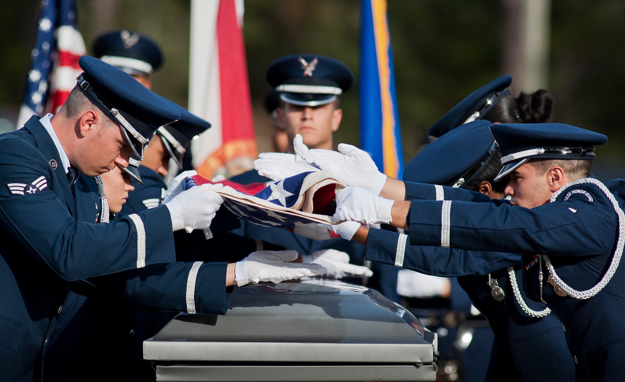 Honor Guard graduates new members at new location > Eglin Air Force ...