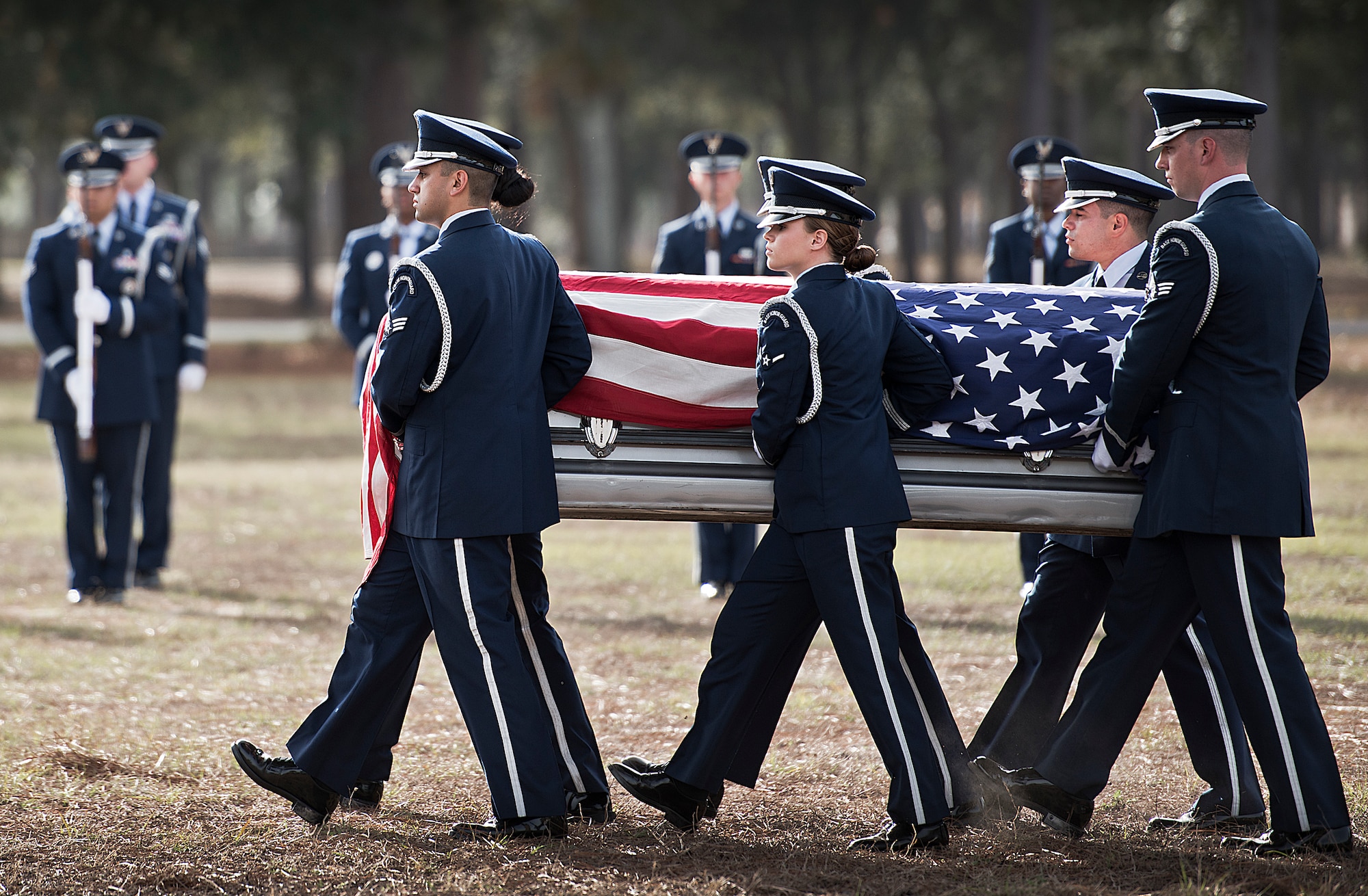 Honor Guard graduates new members at new location > Eglin Air Force ...