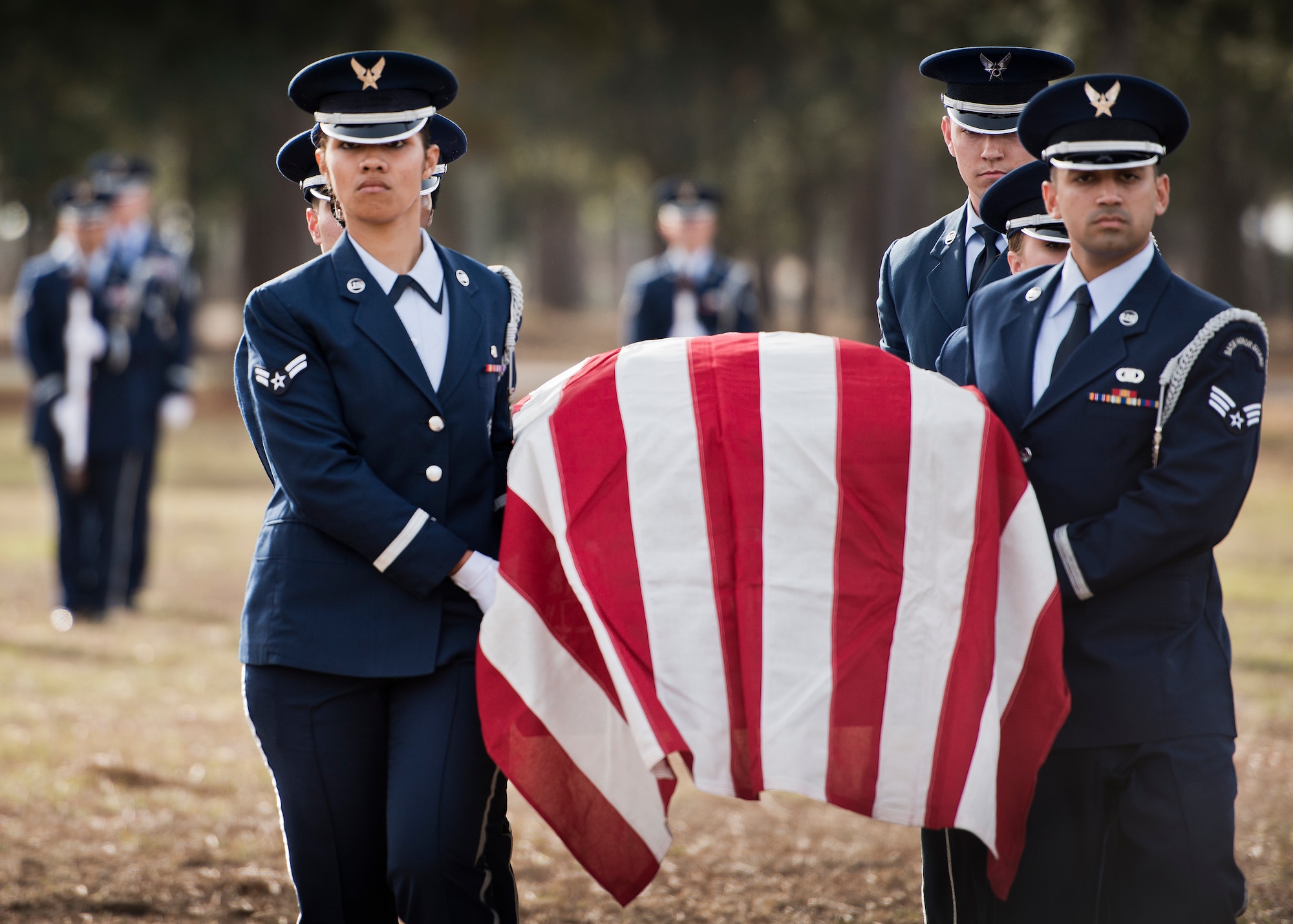 Honor Guard graduates new members at new location > Eglin Air Force ...