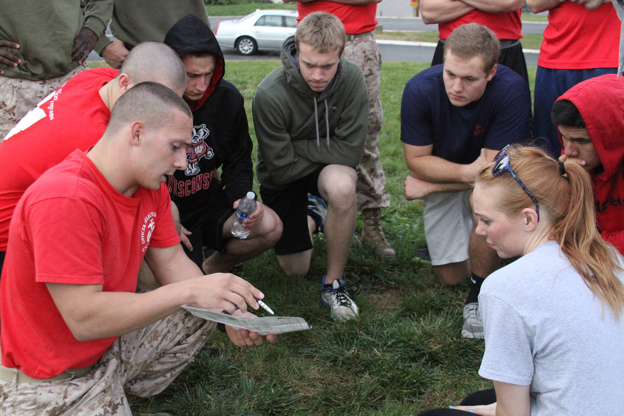 Officer Selection Team Cincinnati conducts pool function > 4th Marine ...