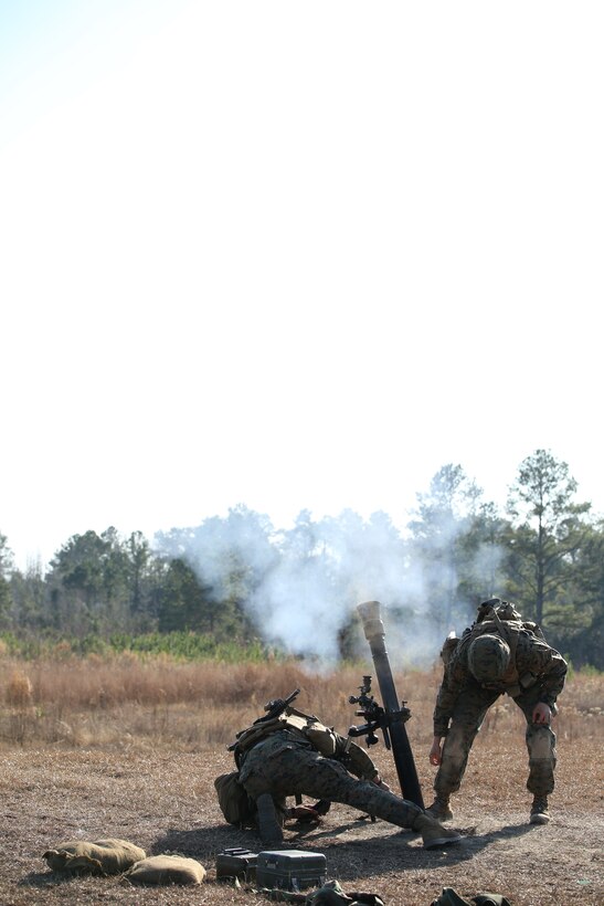 Integrated Task Force mortar platoon sends shells downrange