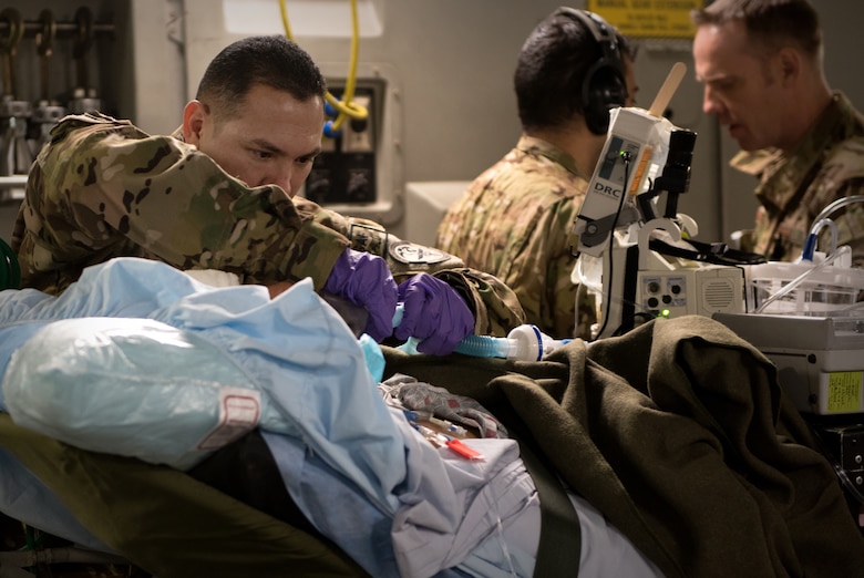 10th Expeditionary Aeromedical Evacuation Flight provides in-flight ...
