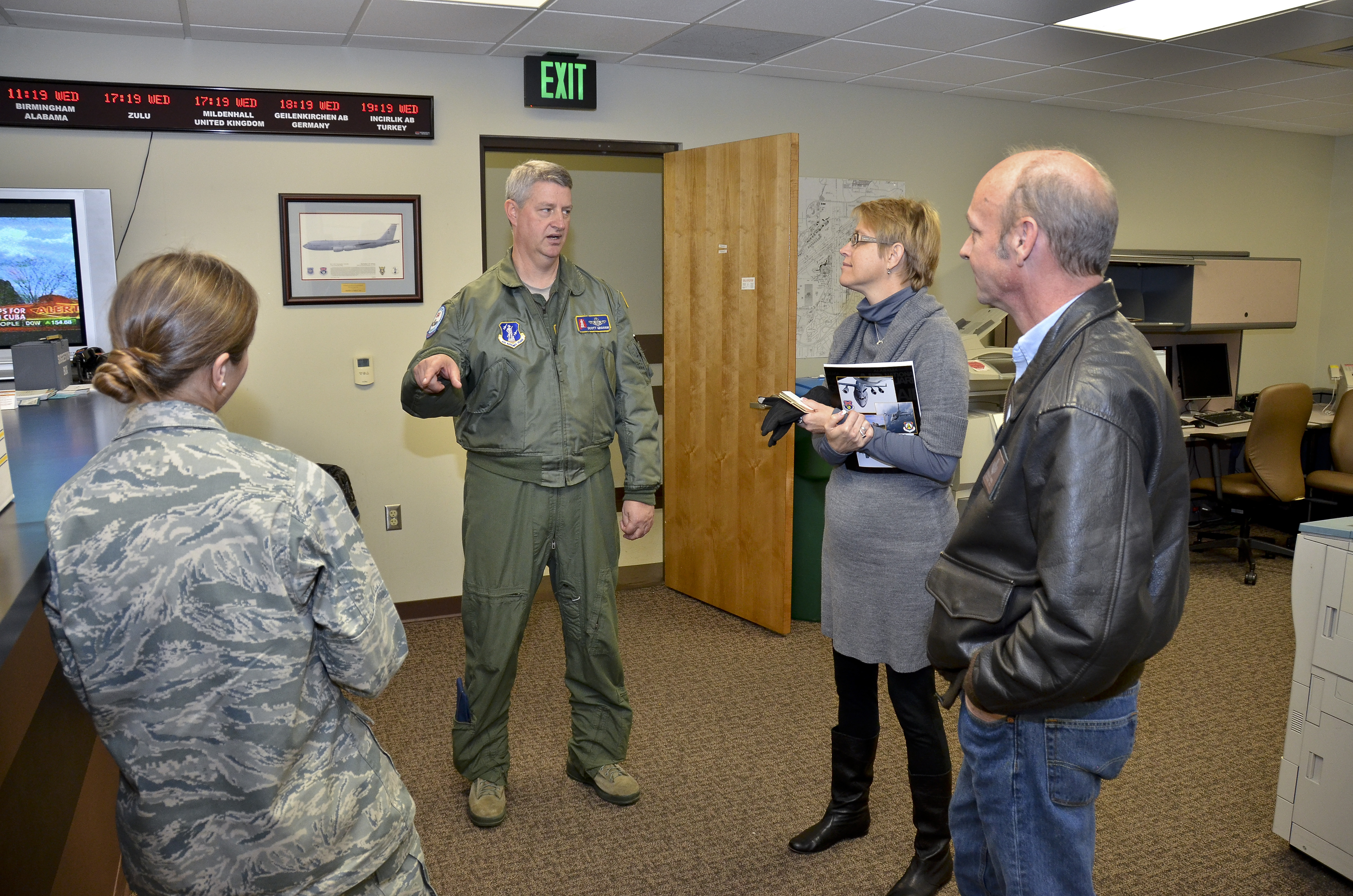 Birmingham City Councilwoman Kim Rafferty Visits 117 ARW