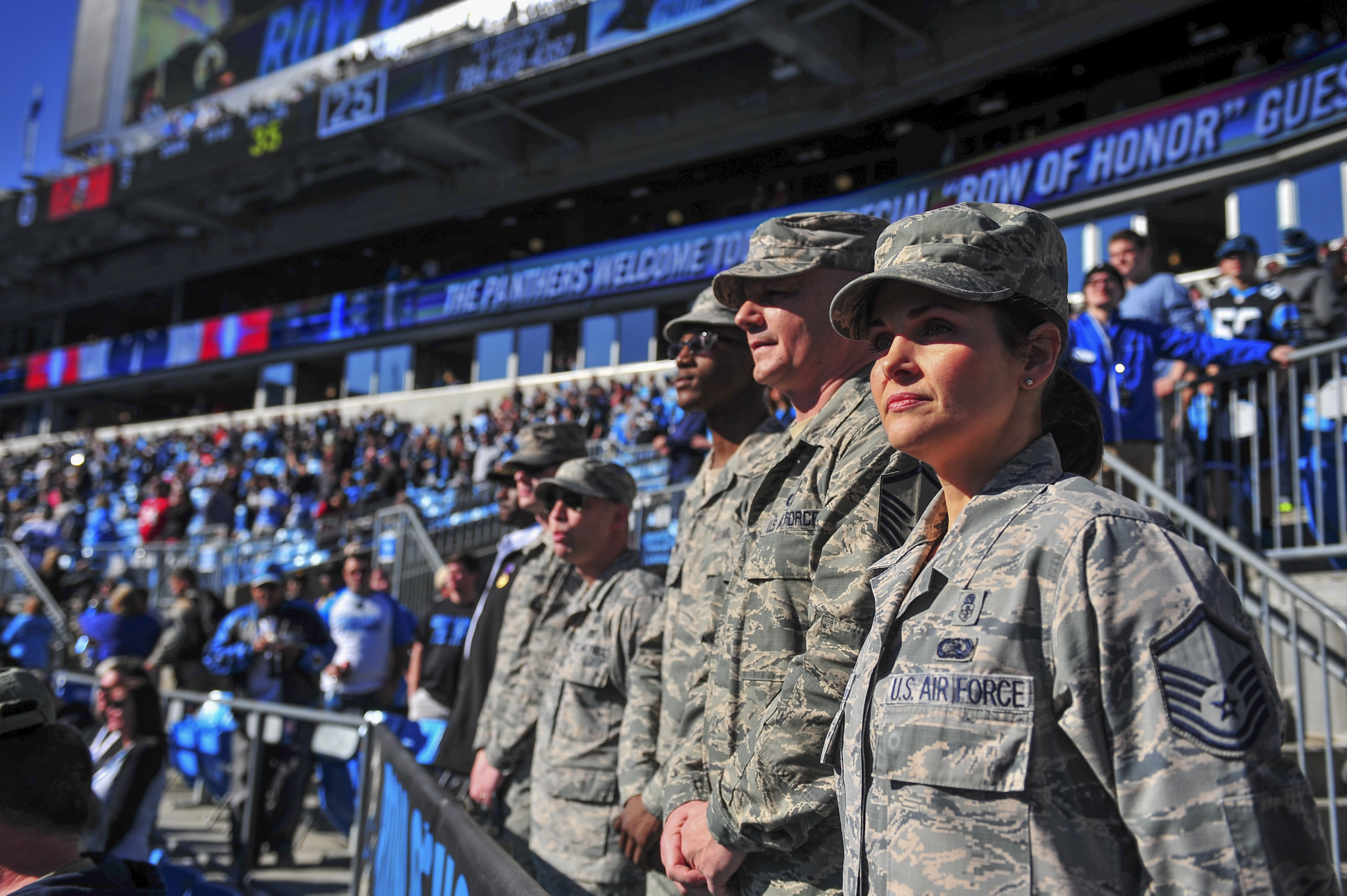 Carolina Panthers honor Seymour Johnson AFB Airmen > Seymour Johnson ...