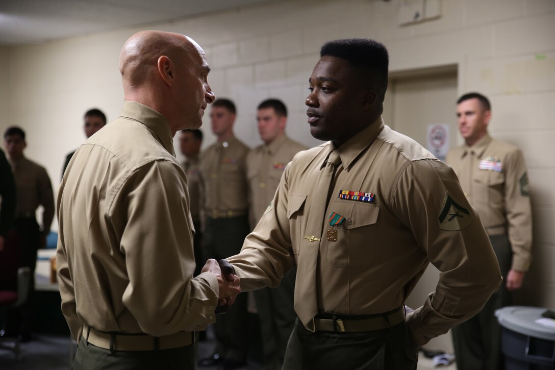 Integrated Task Force Marines awarded for outstanding performance