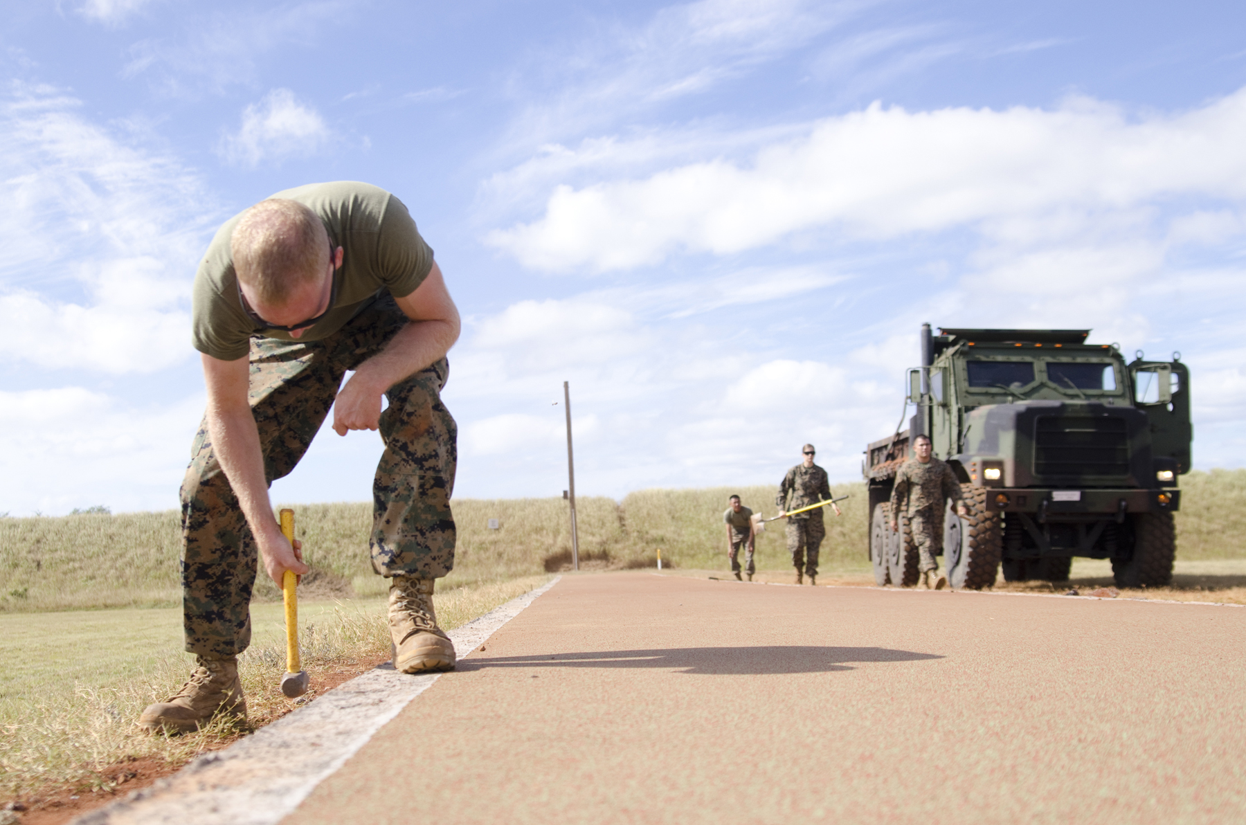 CLB-3 keeping busy on projects