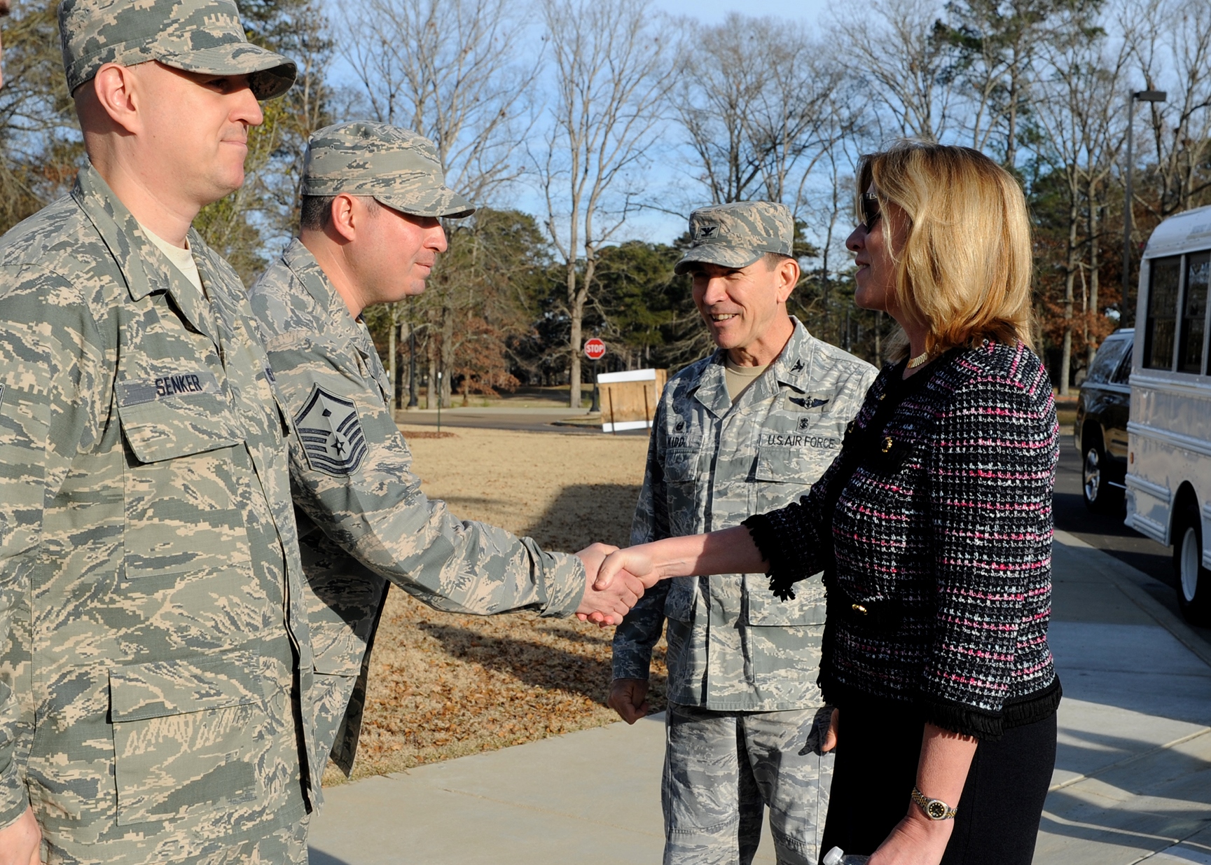 SECAF visit