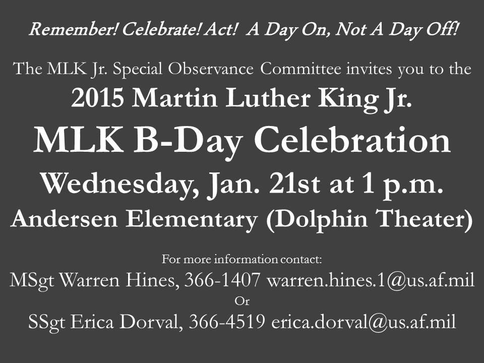 MLK B-Day Celebration