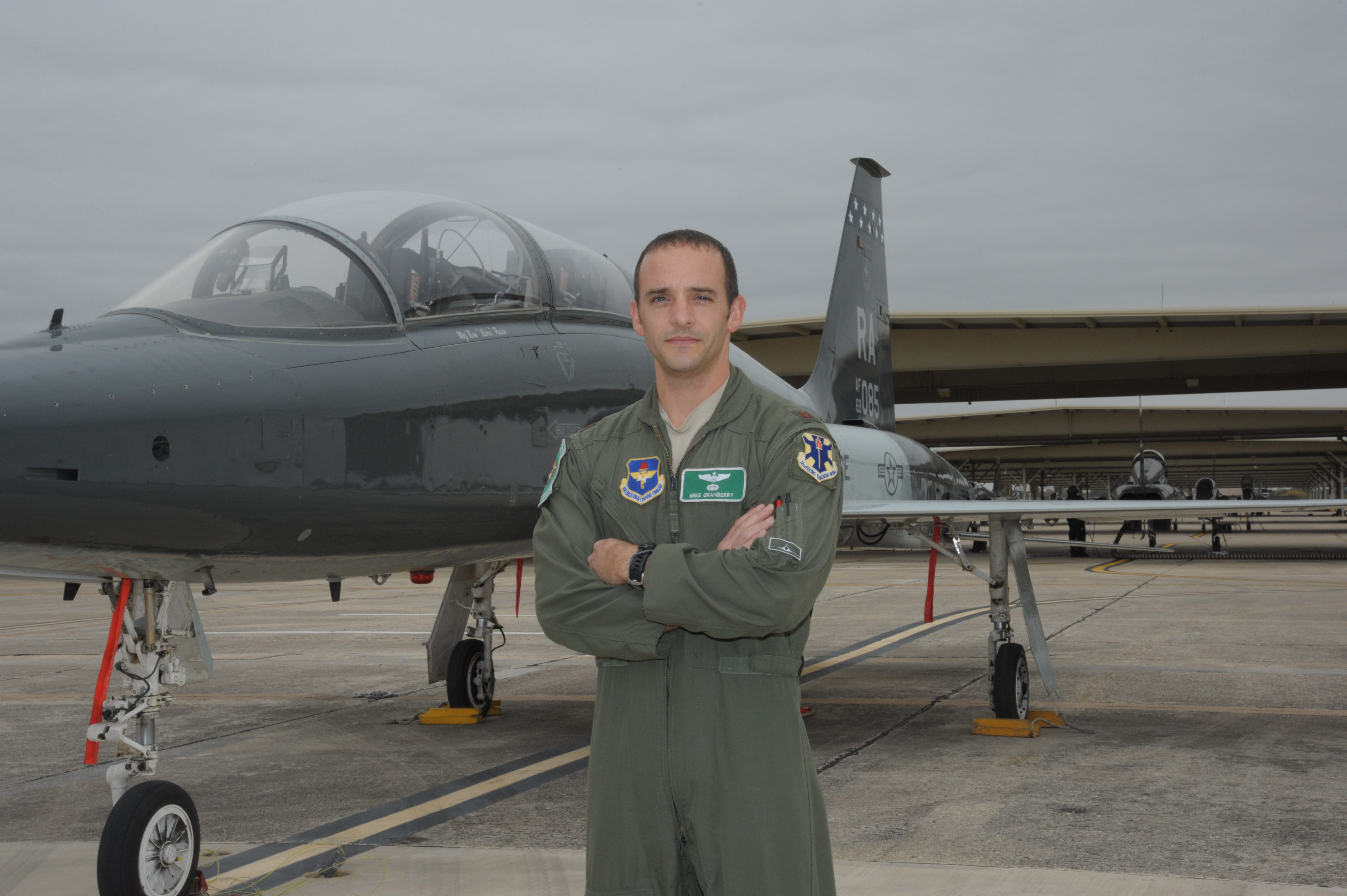 Aviation Safety Well Done Award recipient Maj. Michael Granberry