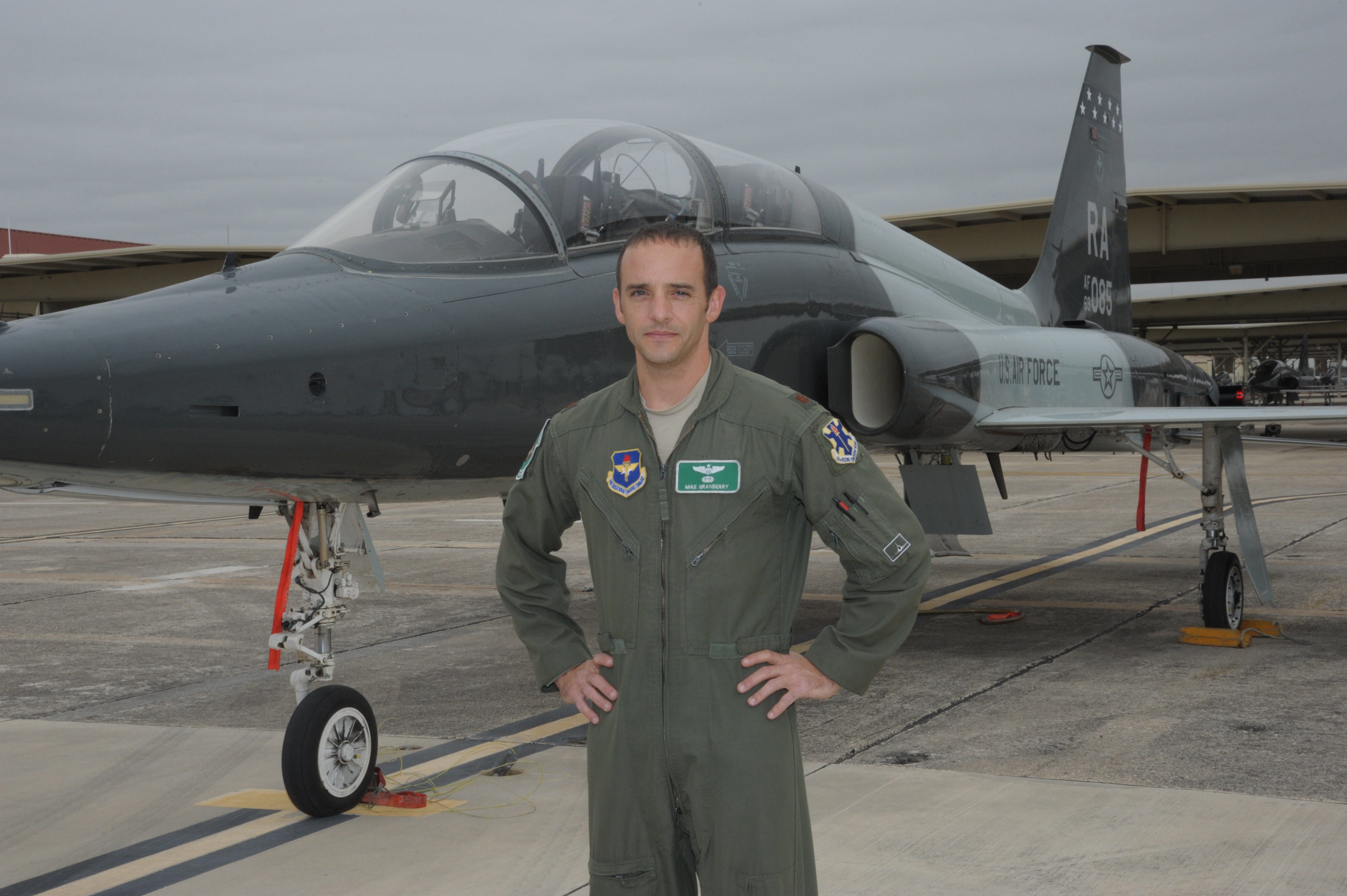 Aviation Safety Well Done Award recipient Maj. Michael Granberry