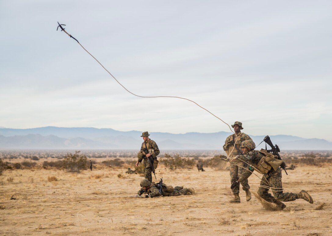 15th MEU Marines train in combined arms training