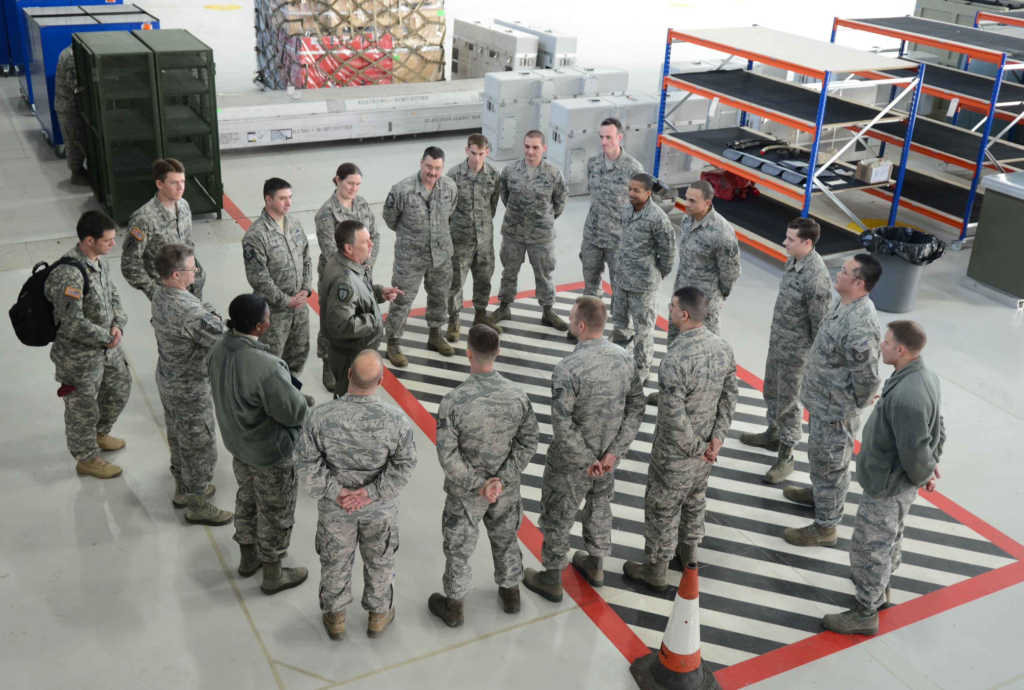 SOCEUR Commander visits 352nd SOG