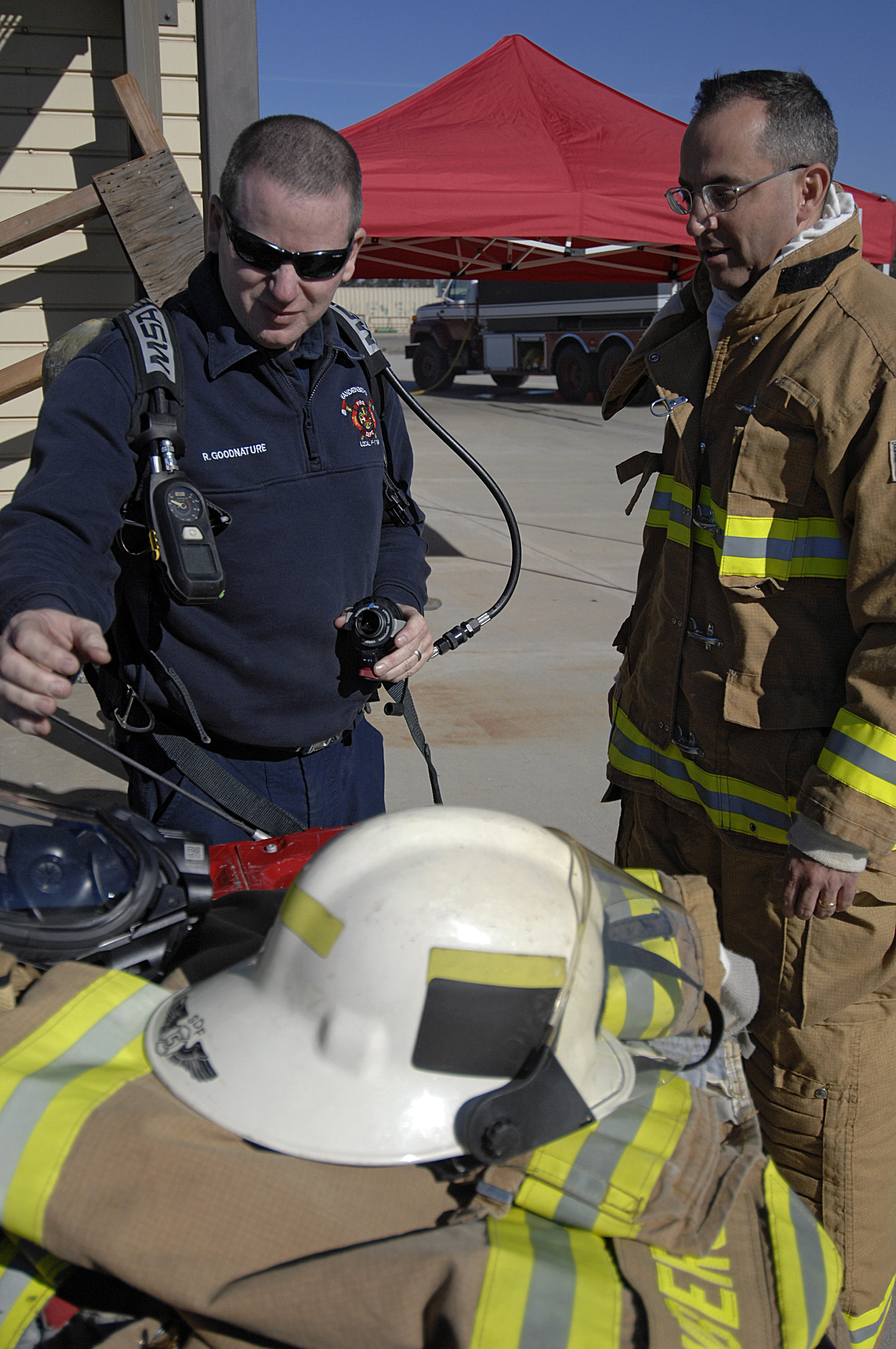 Airmen of the quarter get a little taste of fire > Vandenberg Space ...