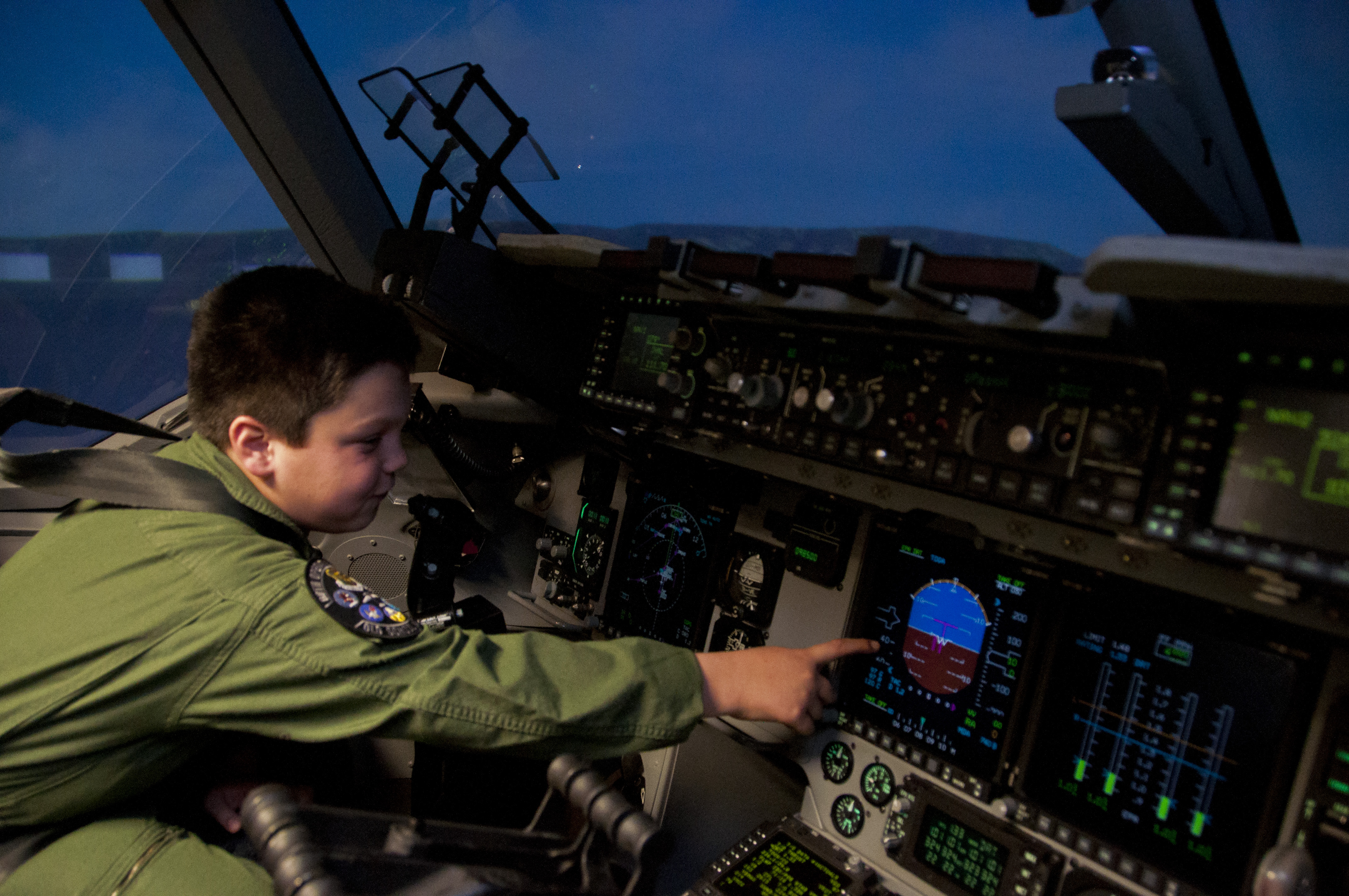 Pilot for a day: 10 year old becomes Travis Airman through Make-A-Wish ...