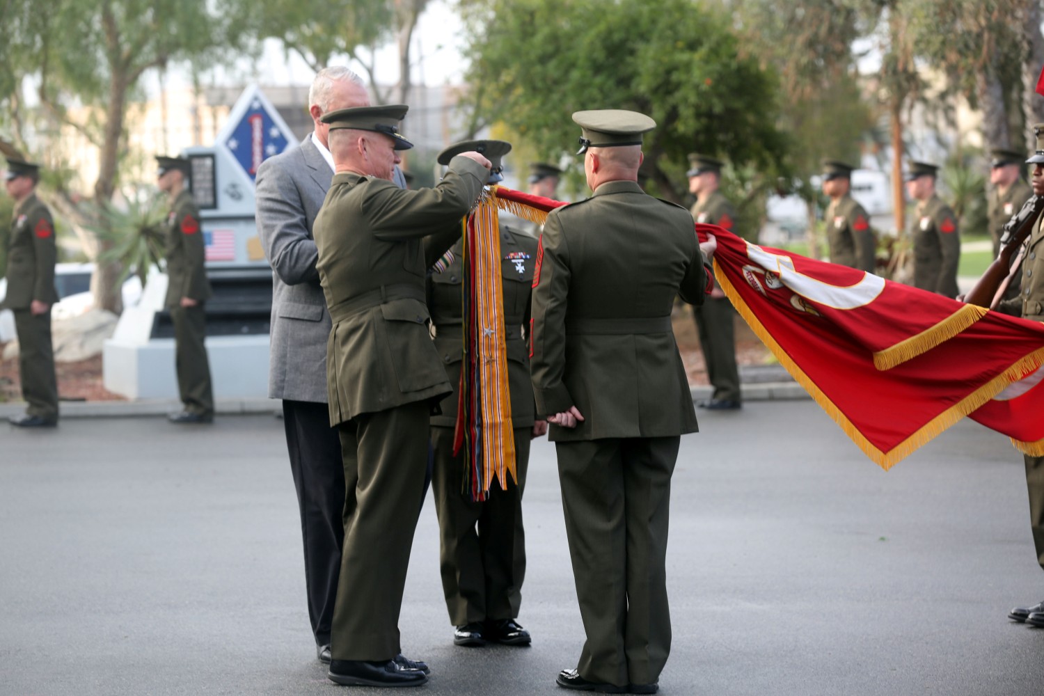 Blue Diamond Marines honor 73rd anniversary > 1st Marine Division ...