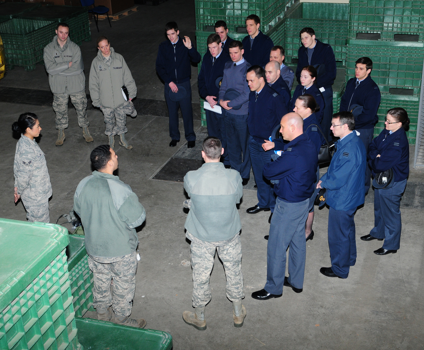 100th LRS familiarizes RAF logistics officers with U.S. Air Force ...