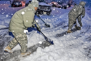 SHOVELING SNOW | U.S. Department of War