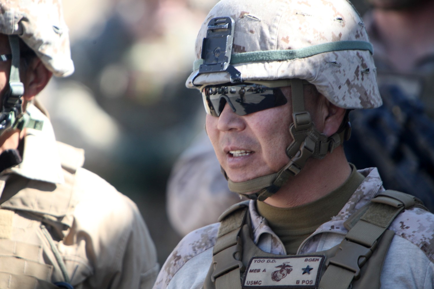 Marine commander attends Afghan security shura prior to elections