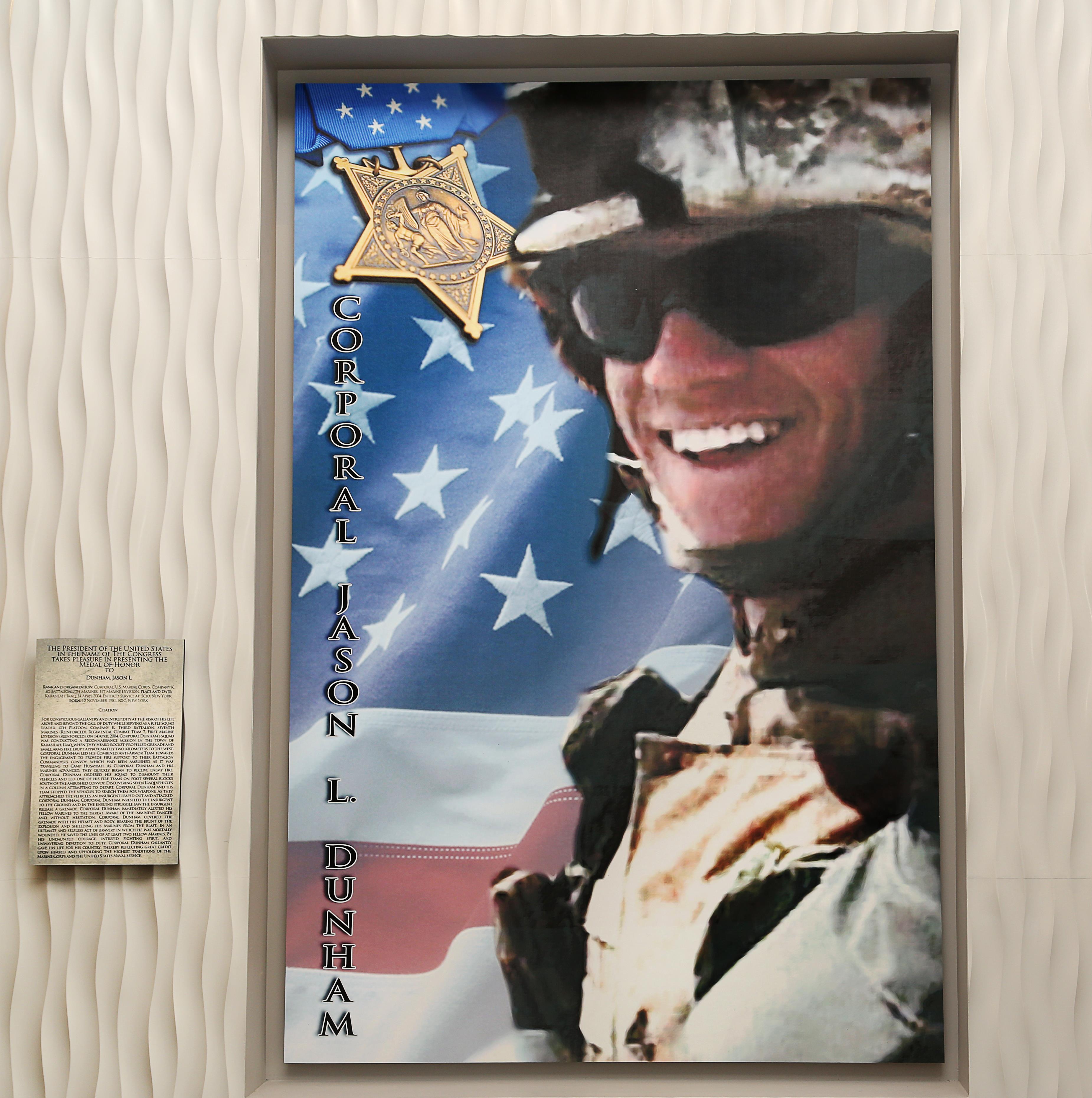 Cpl. Jason L. Dunham Memorial Mess Hall opens