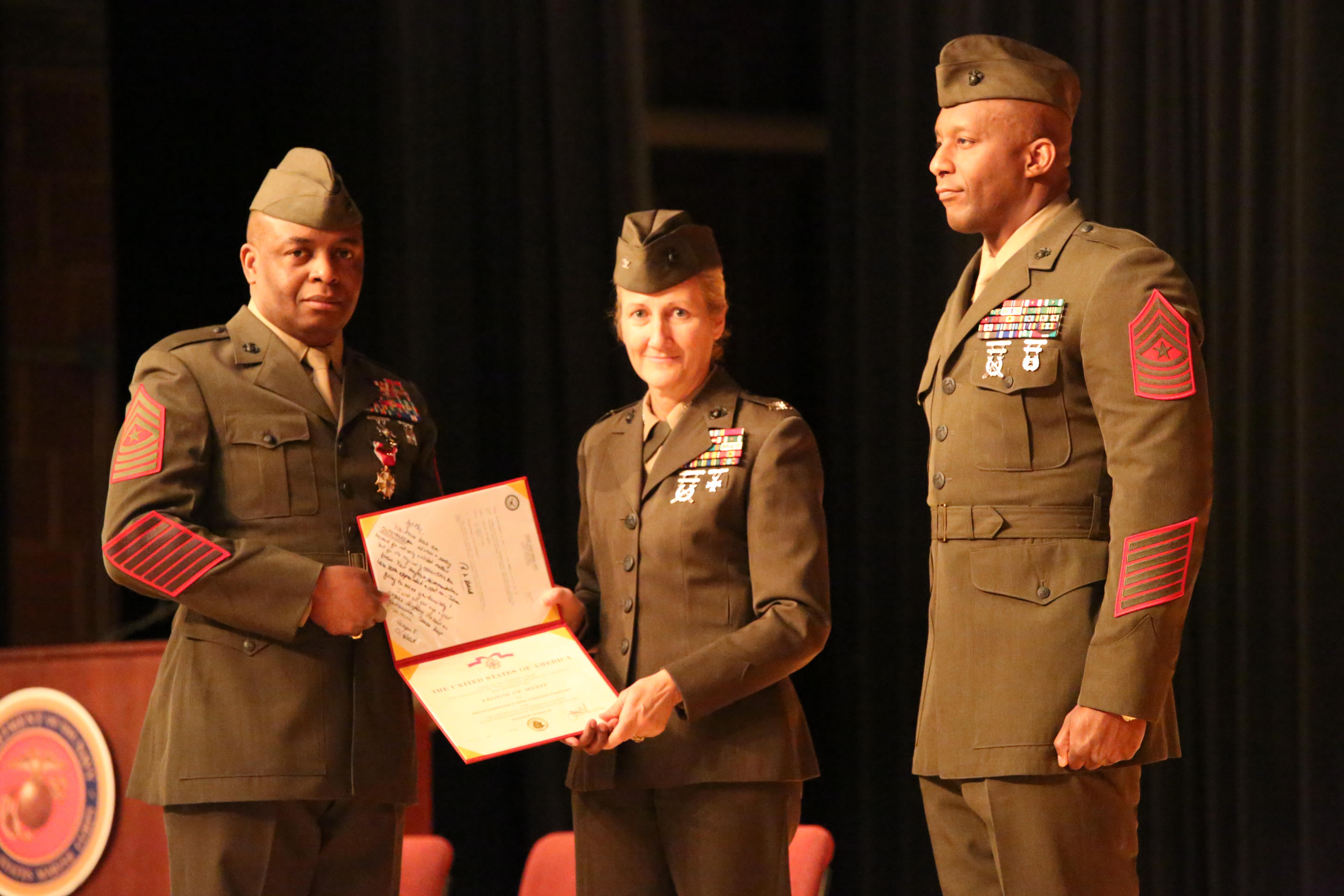 Headquarters and Service Bn. makes way for new sergeant major