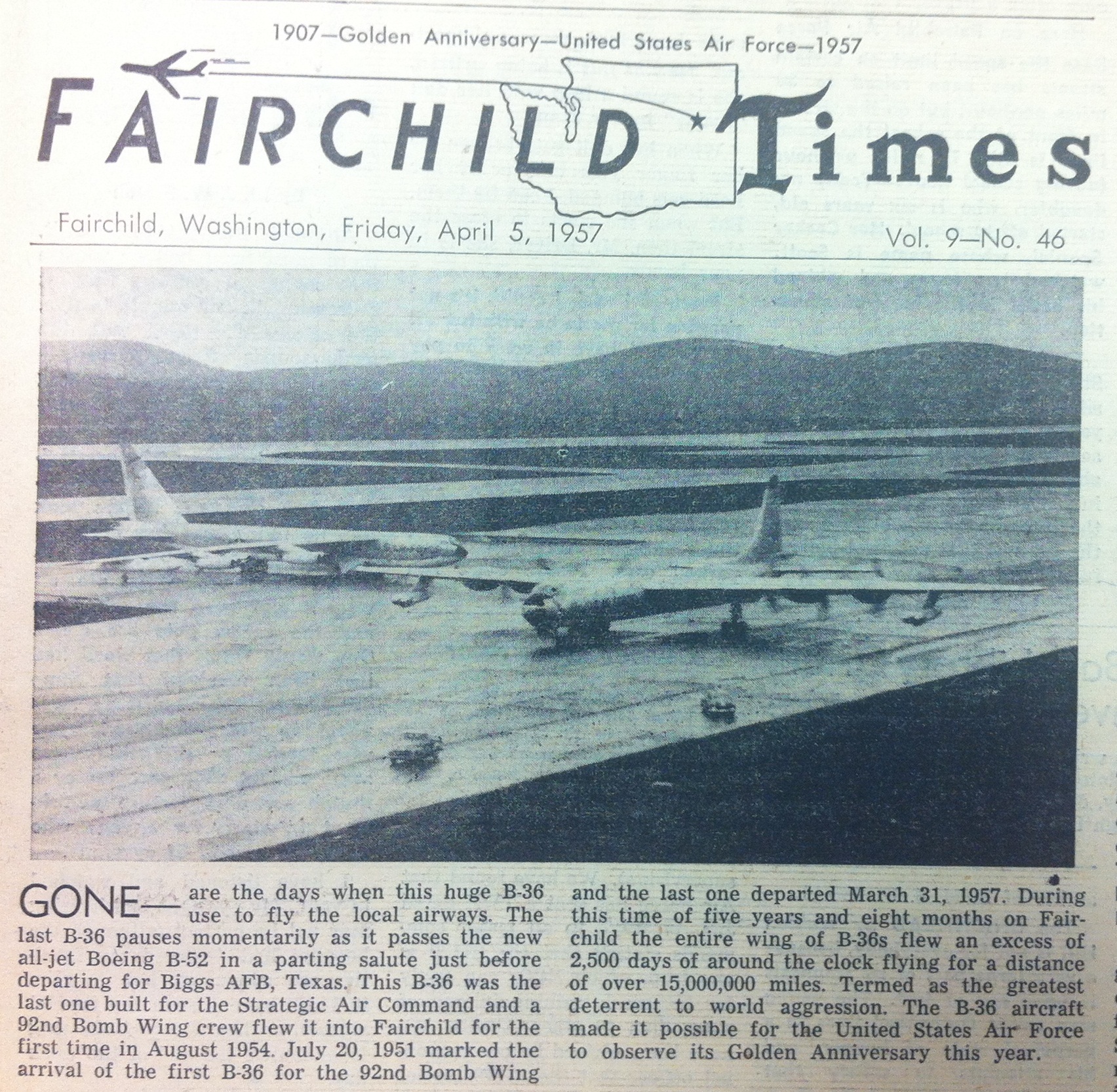 Operation Big Switch - What is Past might be Prologue > Fairchild Air ...