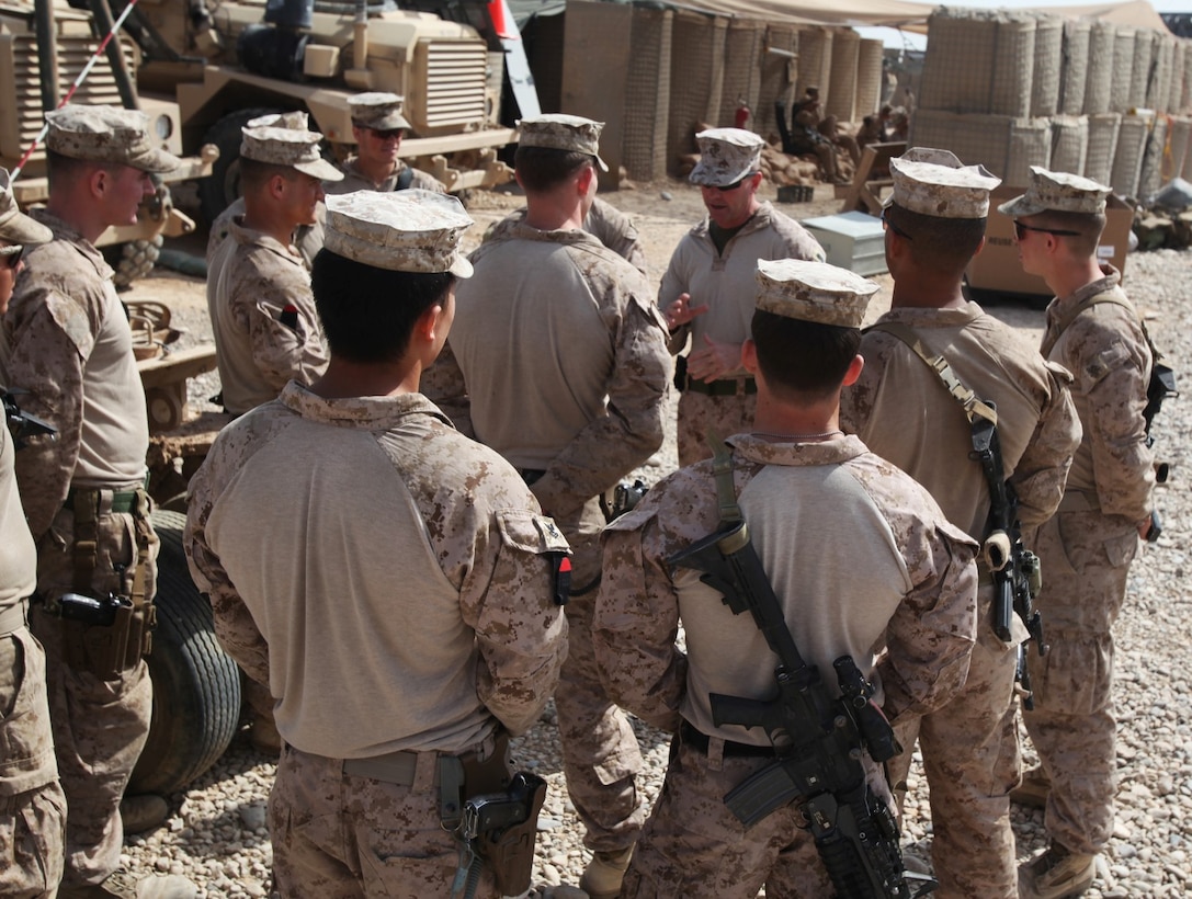 Brig. Gen. Yoo visits Marines, sailors aboard Patrol Base Boldak