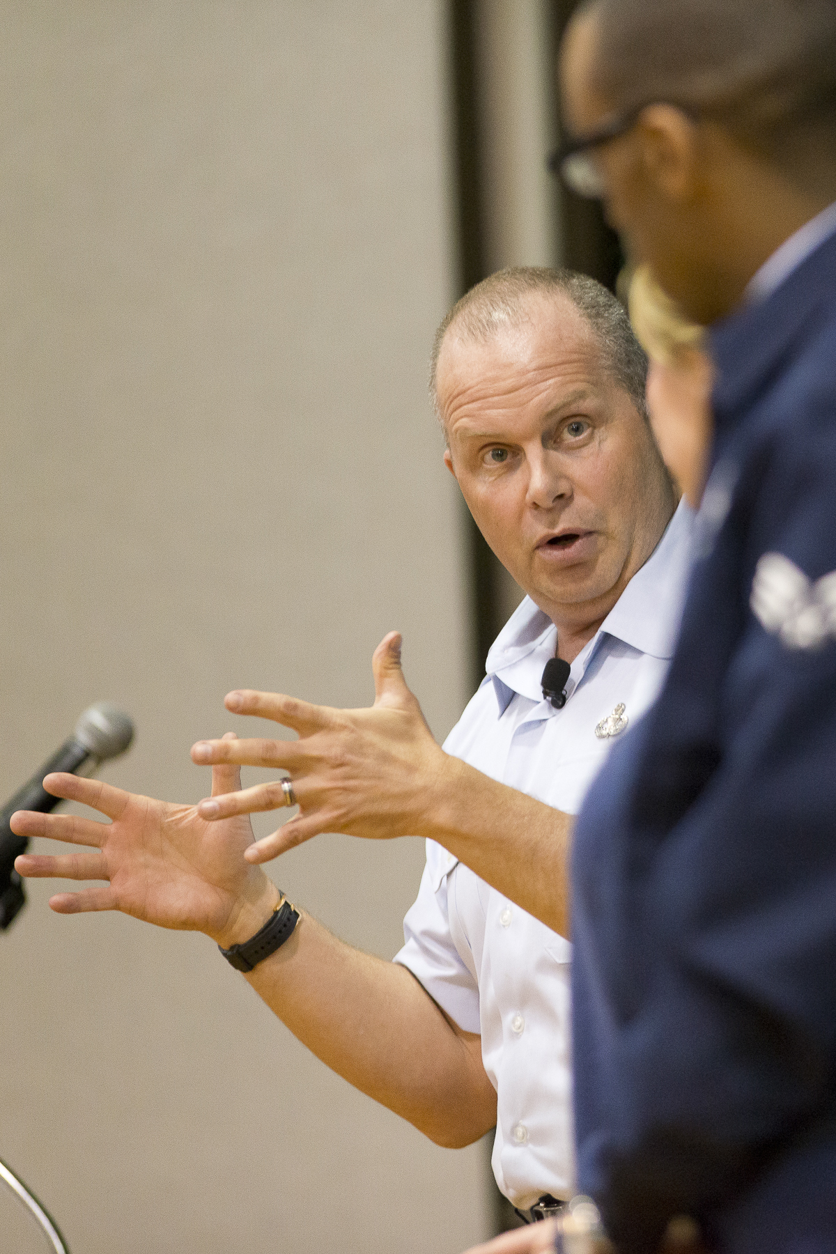 Chief Master Sgt. James W. Hotaling, the command chief of the Air ...