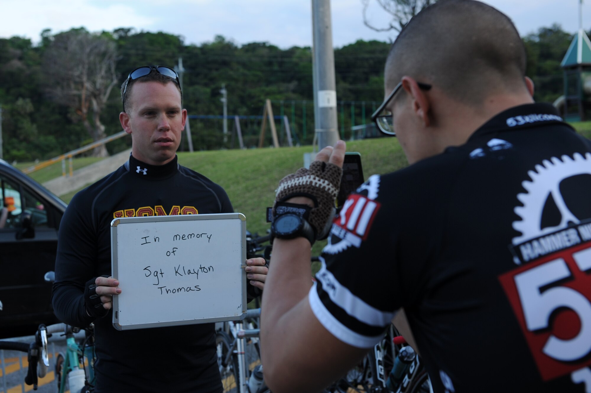 Service members ride for 24 hours to honor family, fallen comrades ...