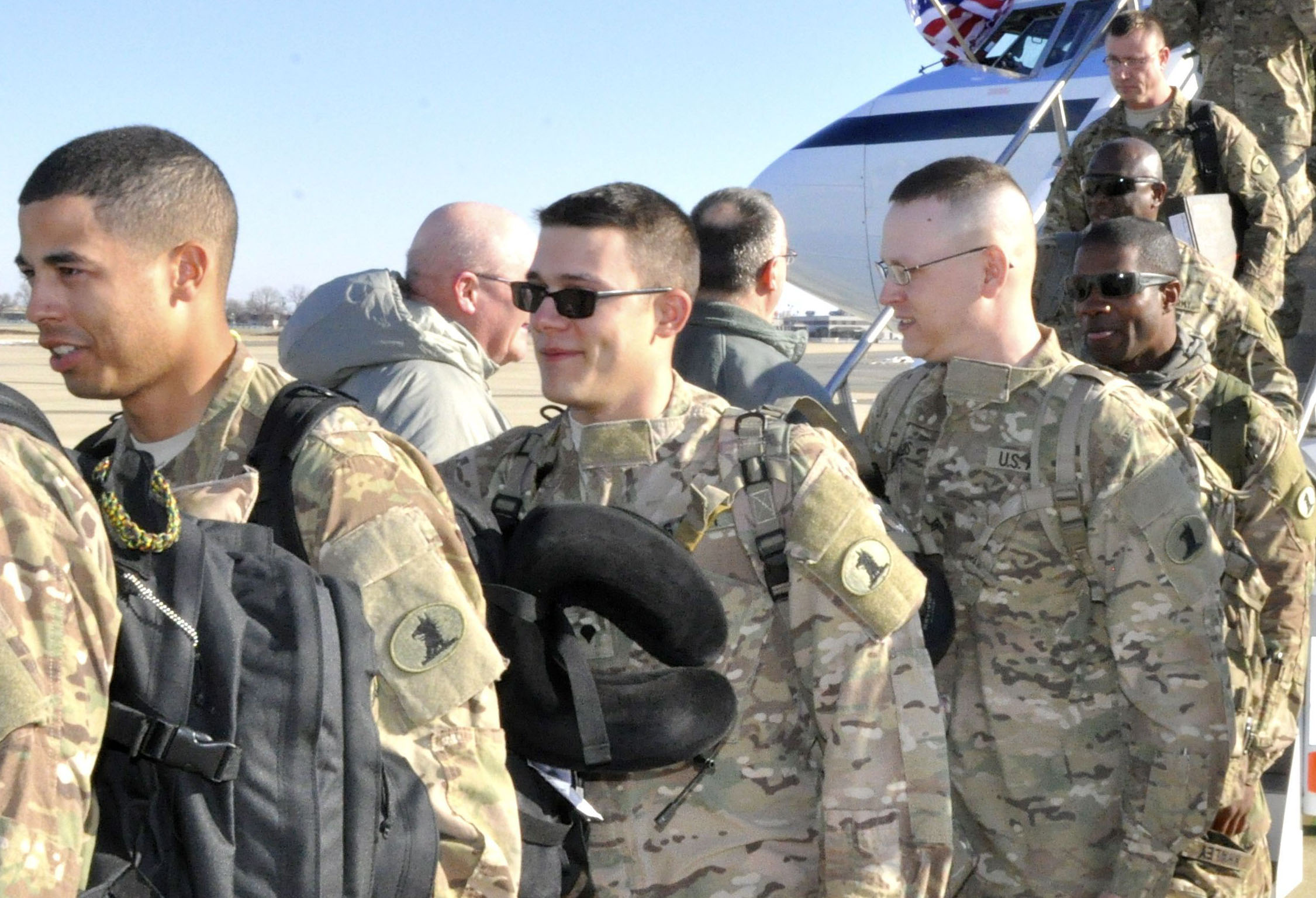 U.S. soldiers return home from a yearlong deployment to Afghanistan in ...