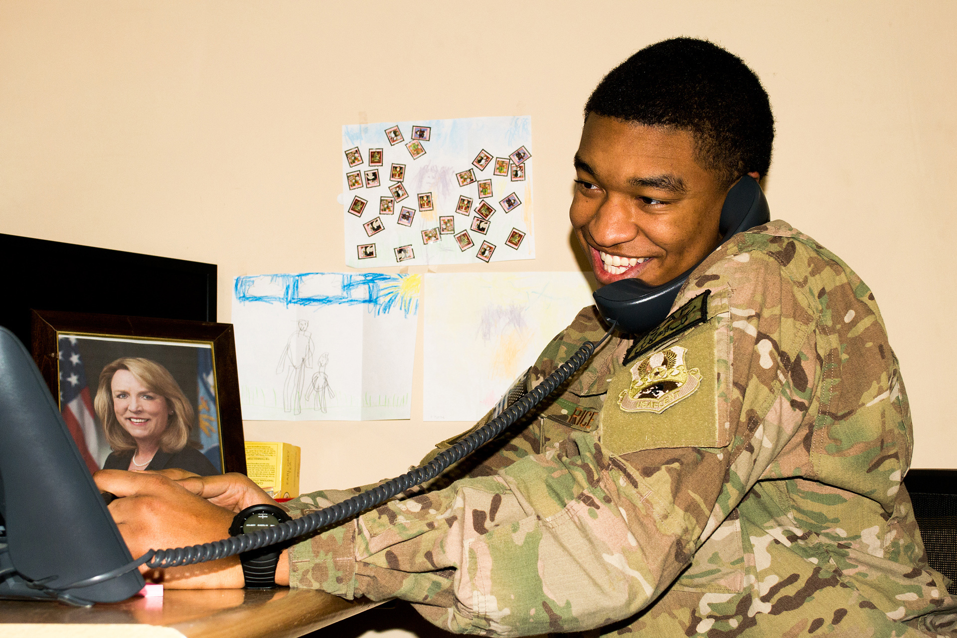Bagram Airmen receive New Year's Eve calls from the Secretary of the ...