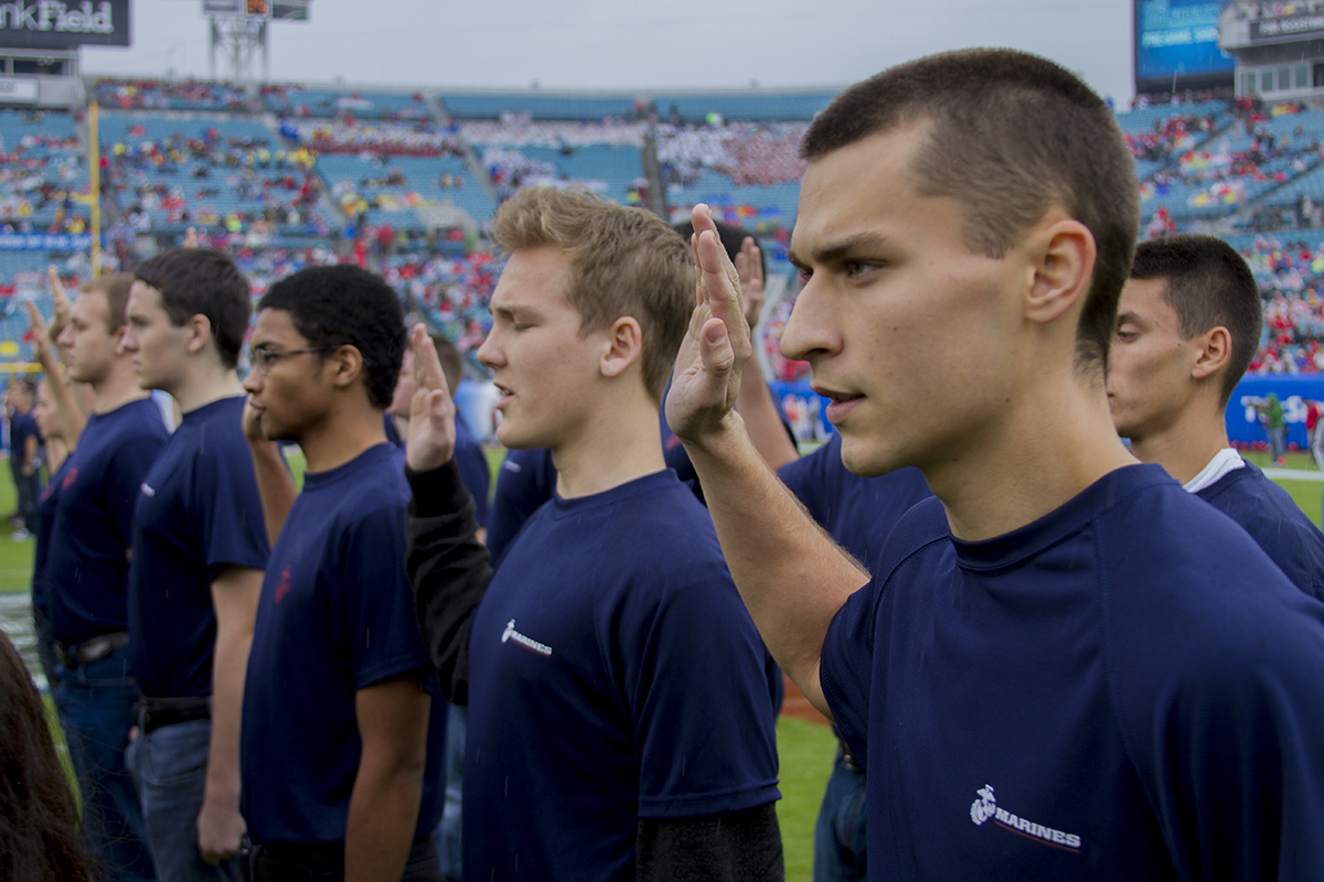 Pre-Game Mass Swear-In
