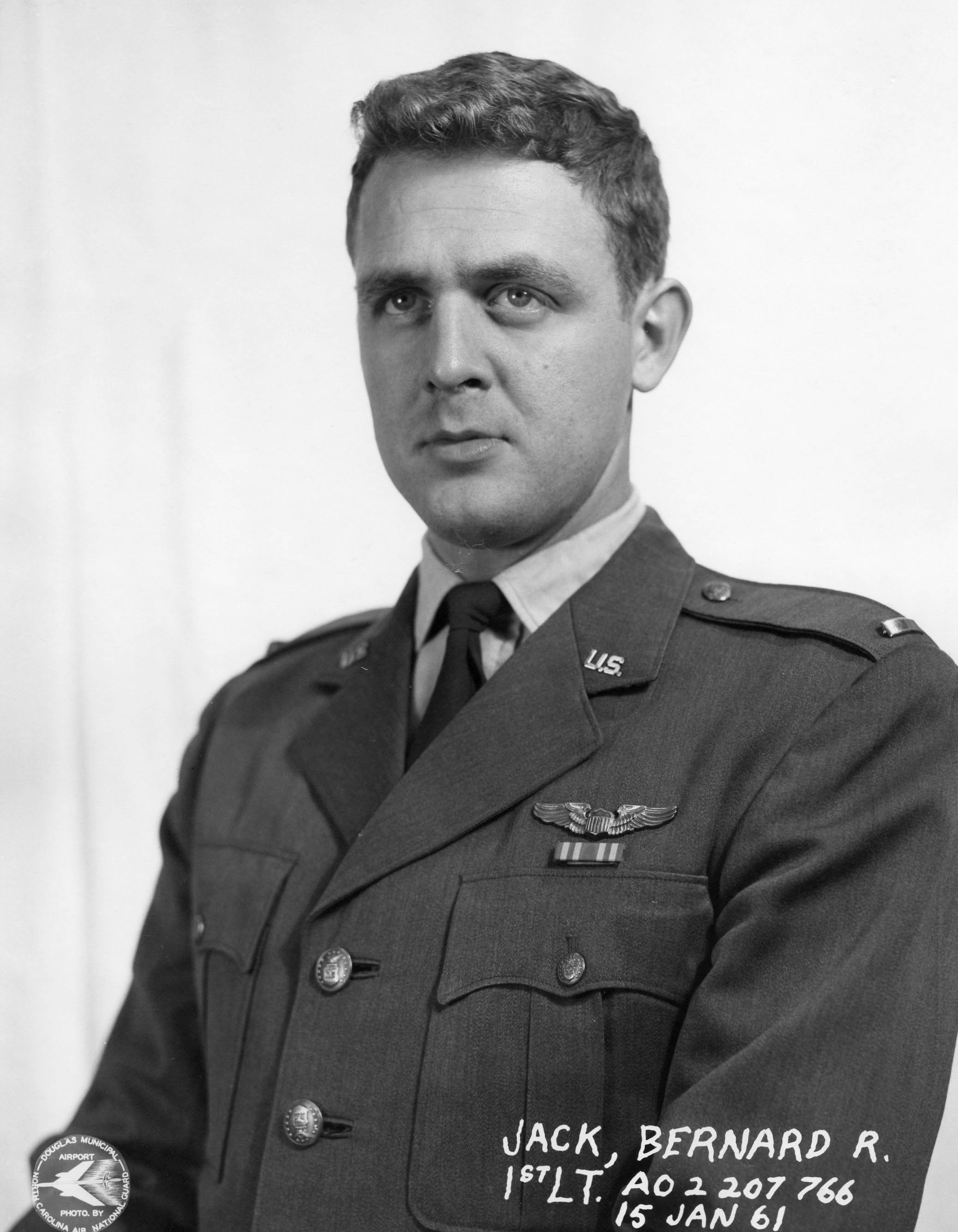 1st Lt Bernard R. Jack Official Photo
