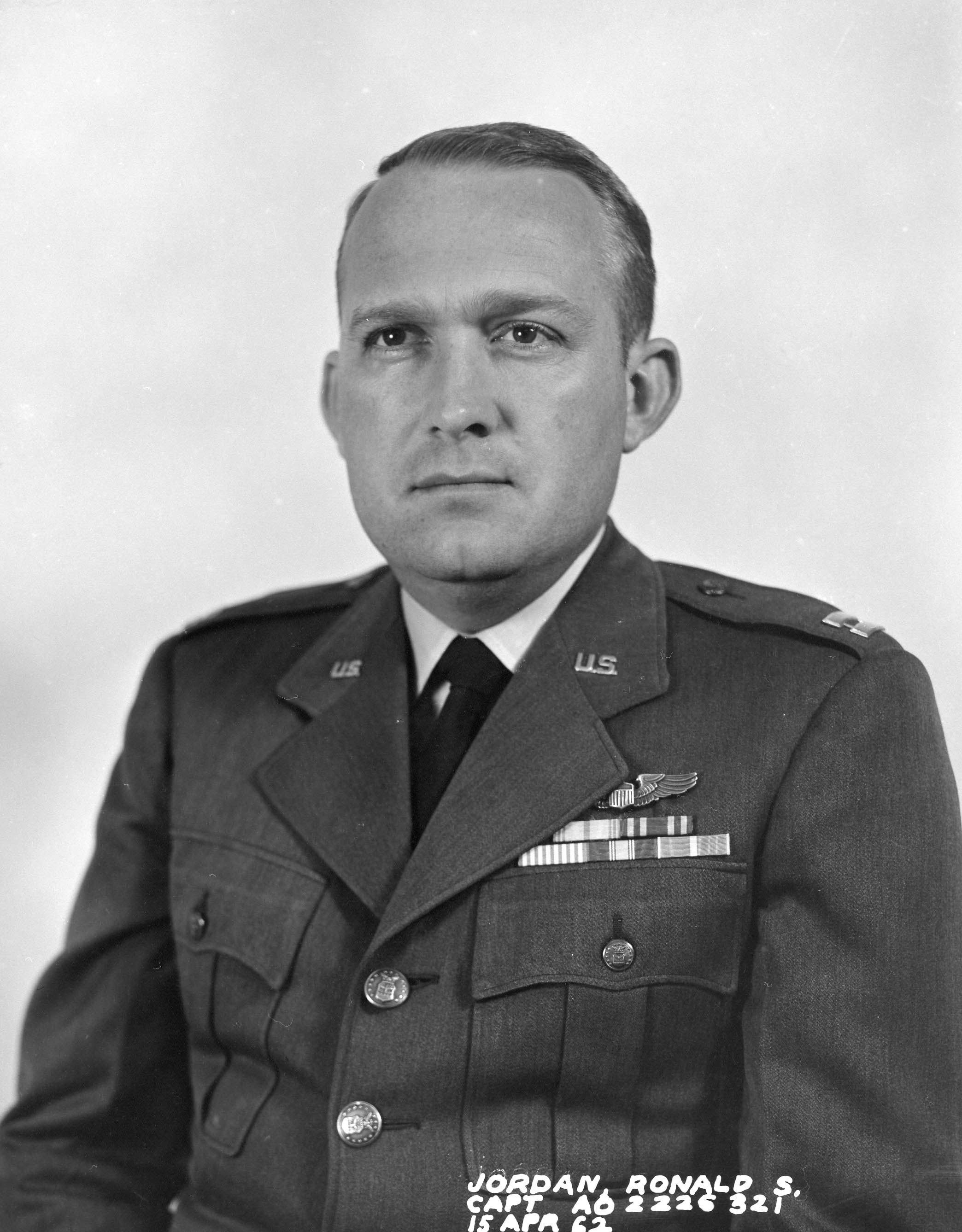 Capt Ronald S. "Ron" Jordan Official Photo