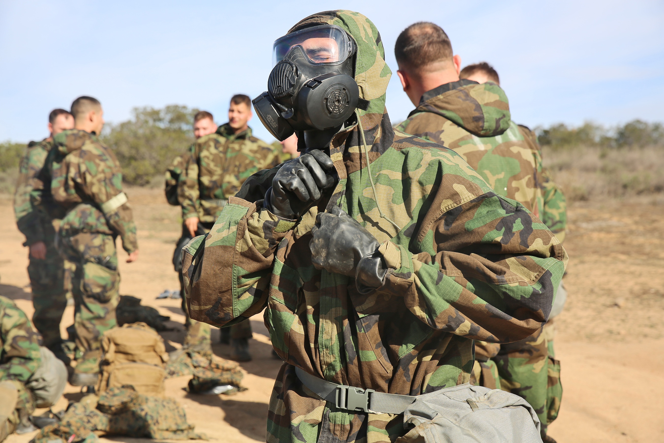 Gas! Gas! Gas! CLR-17 Marines train against chemical threats