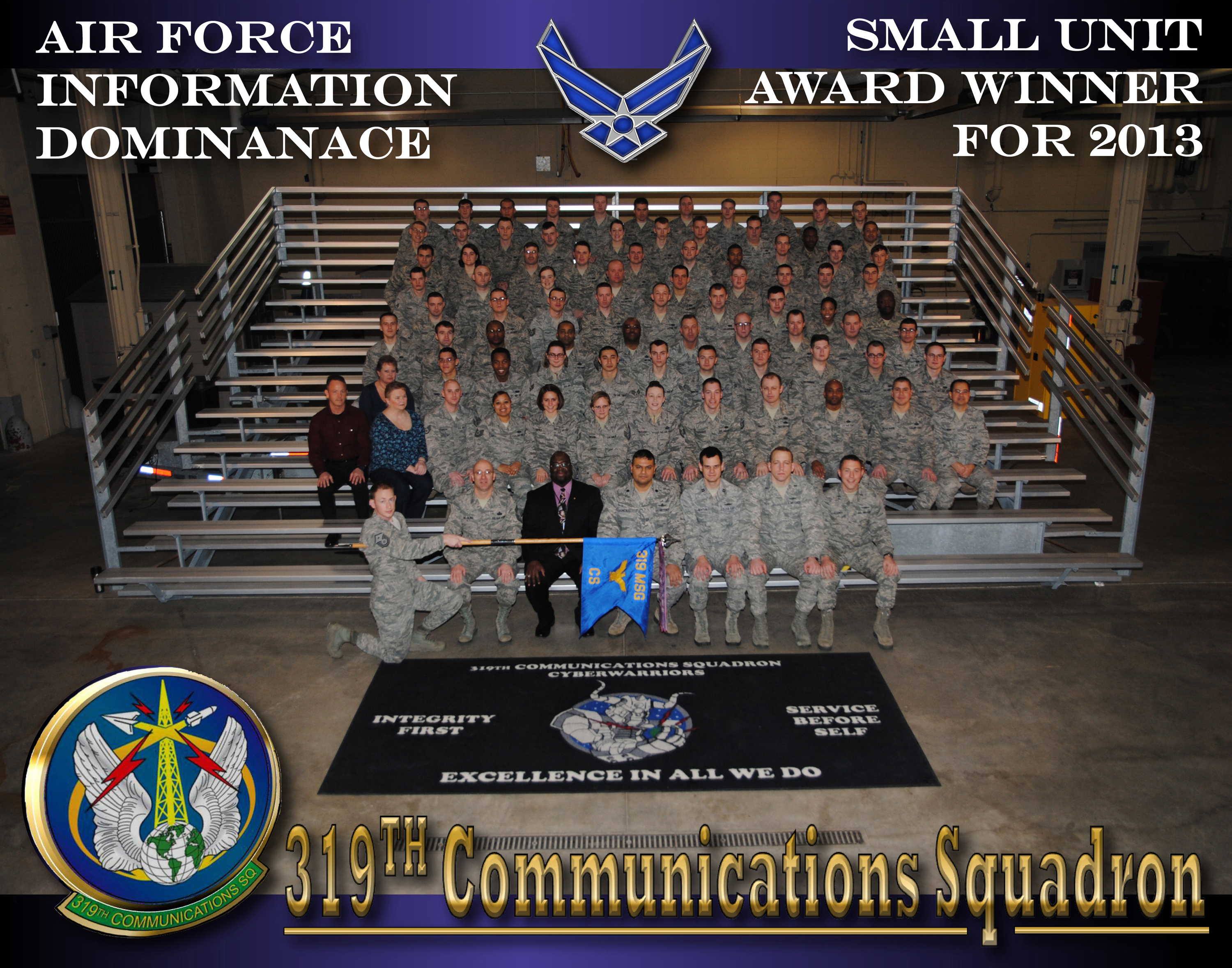 AF names 319th CS best small communications unit in service for 2013 ...