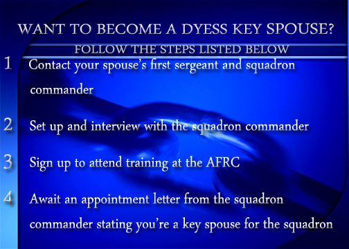 What does it take to become a key spouse?