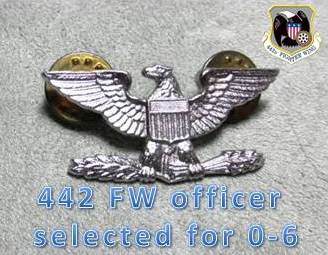 442 FW officer selected for 0-6 > 442d Fighter Wing > Article Display