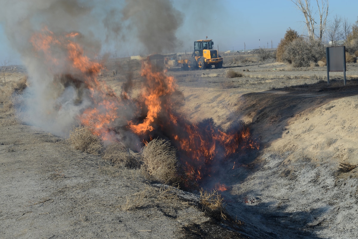 Burning the Tumbleweeds > Mountain Home Air Force Base > Article Display