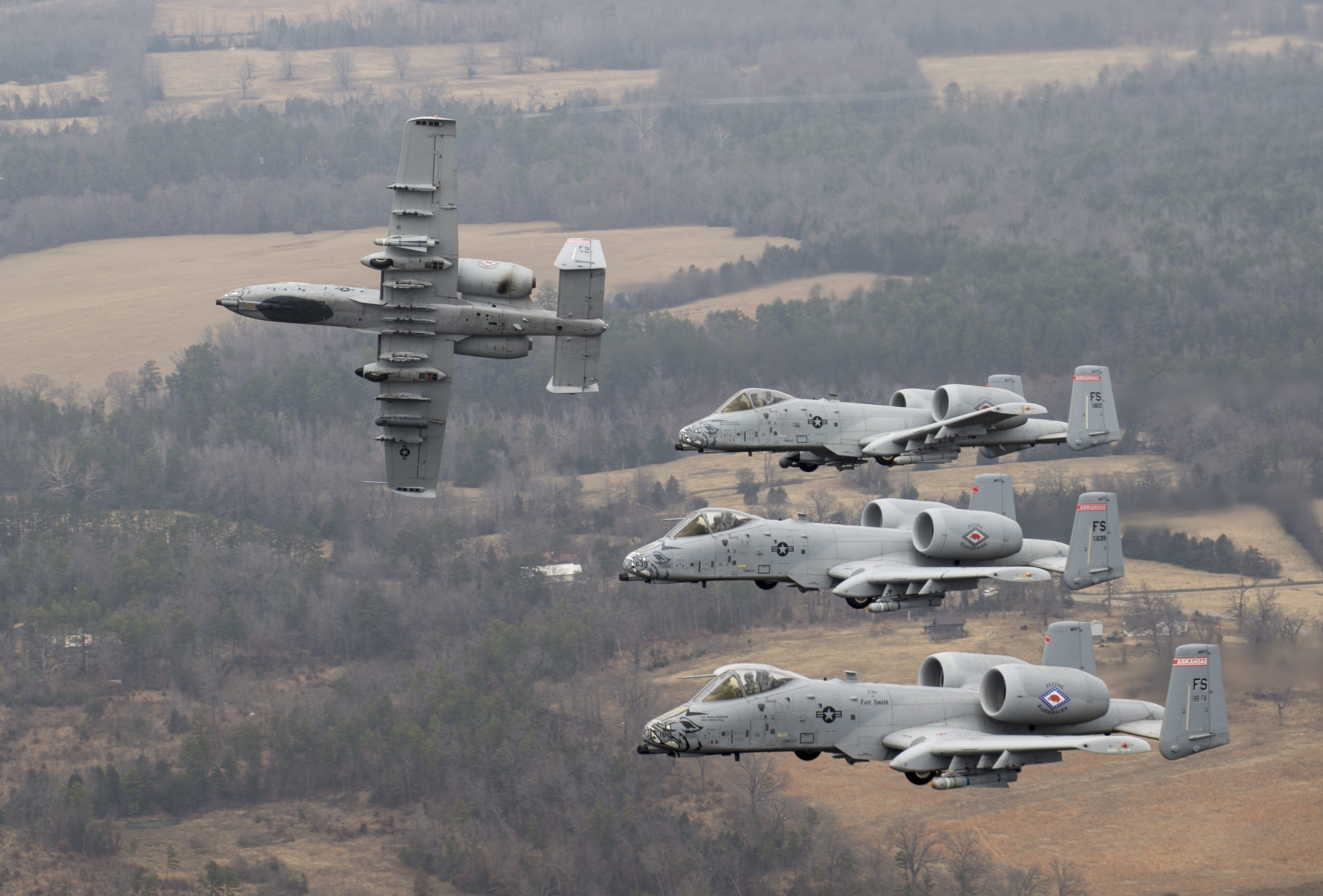 Fearsome four-ship: 188th Warthogs train at Razorback Range > Air ...