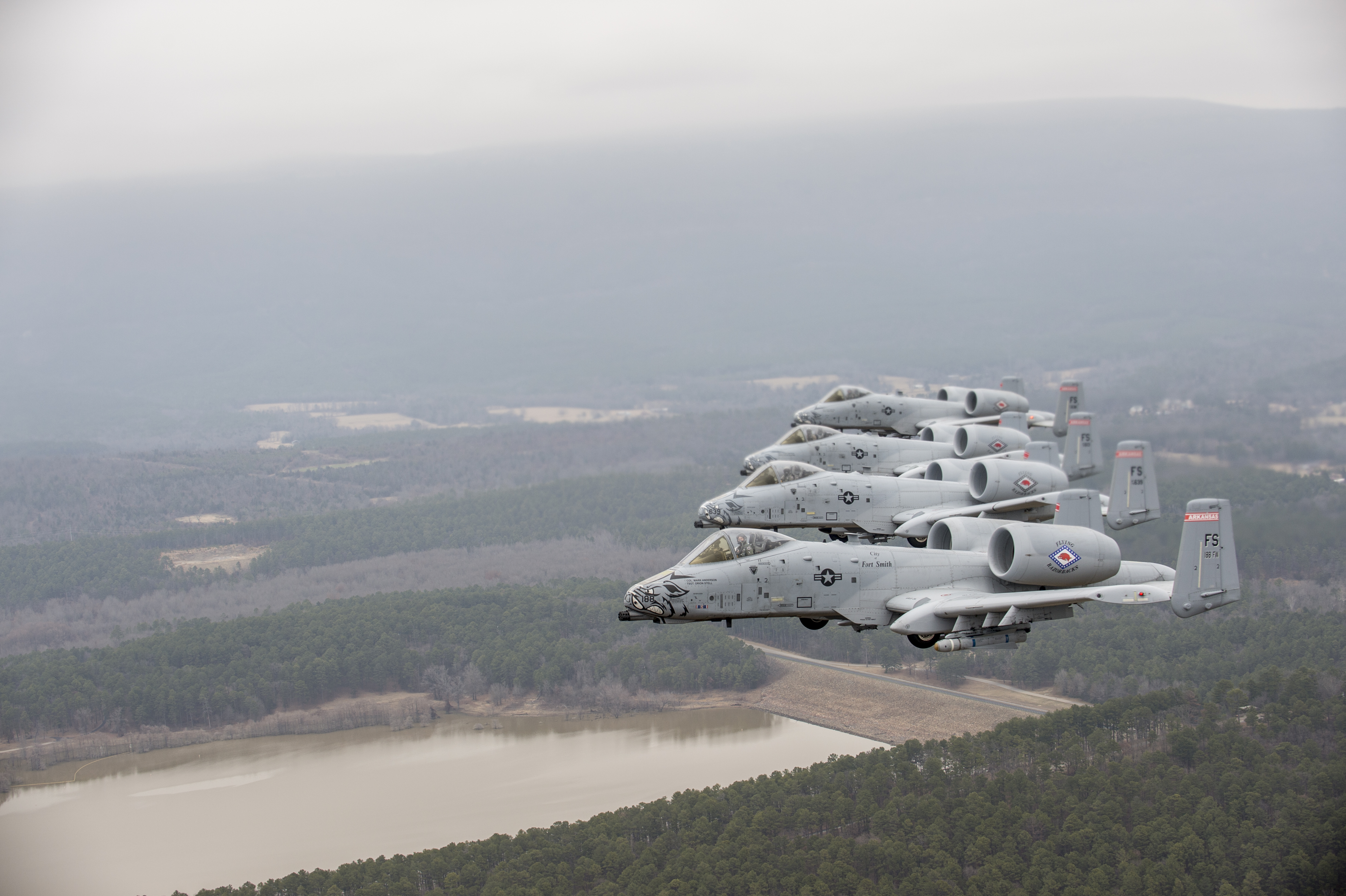 Fearsome four-ship: 188th Warthogs train at Razorback Range > Air ...