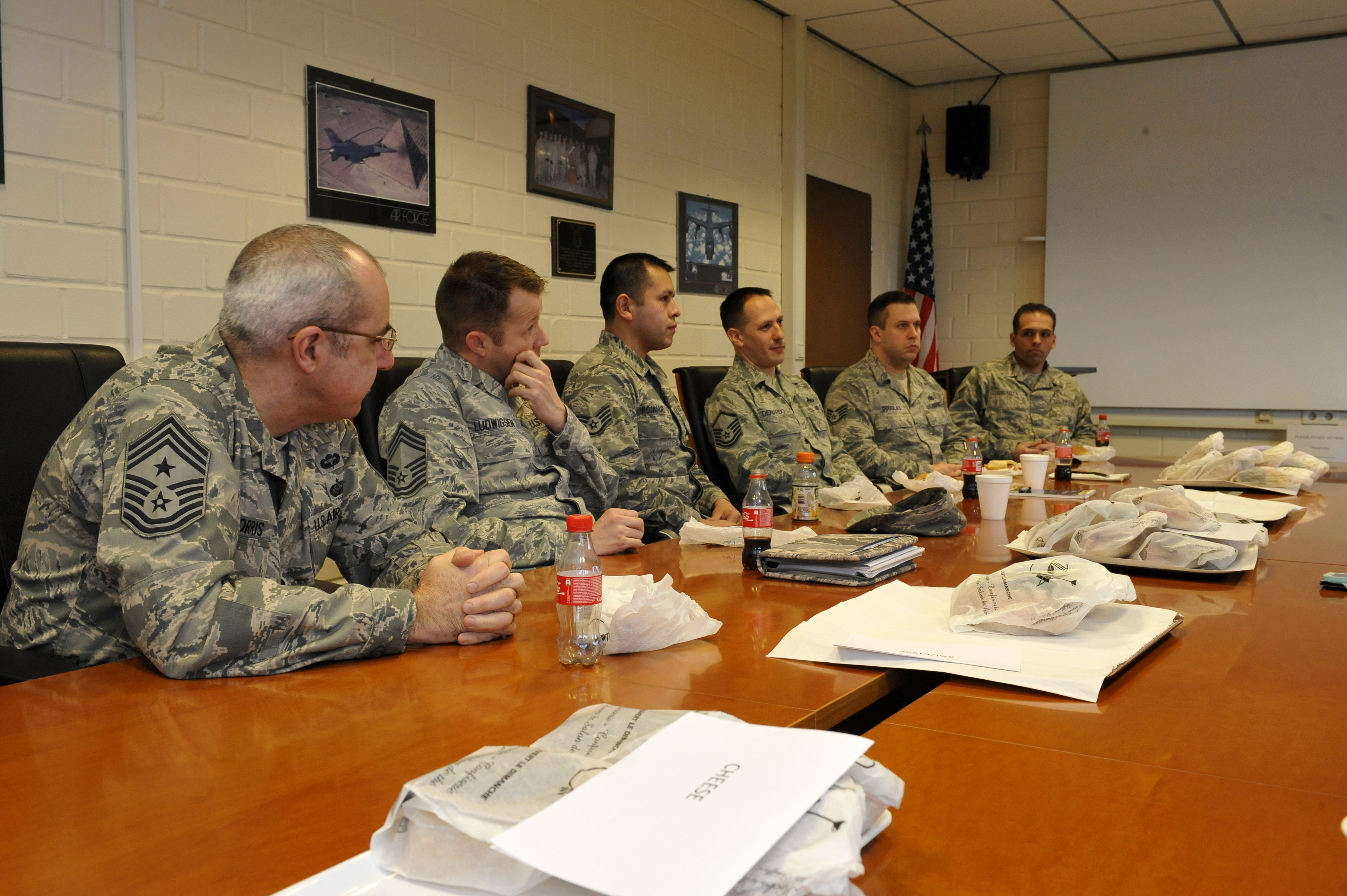 Command Chiefs visit 86th MMS site
