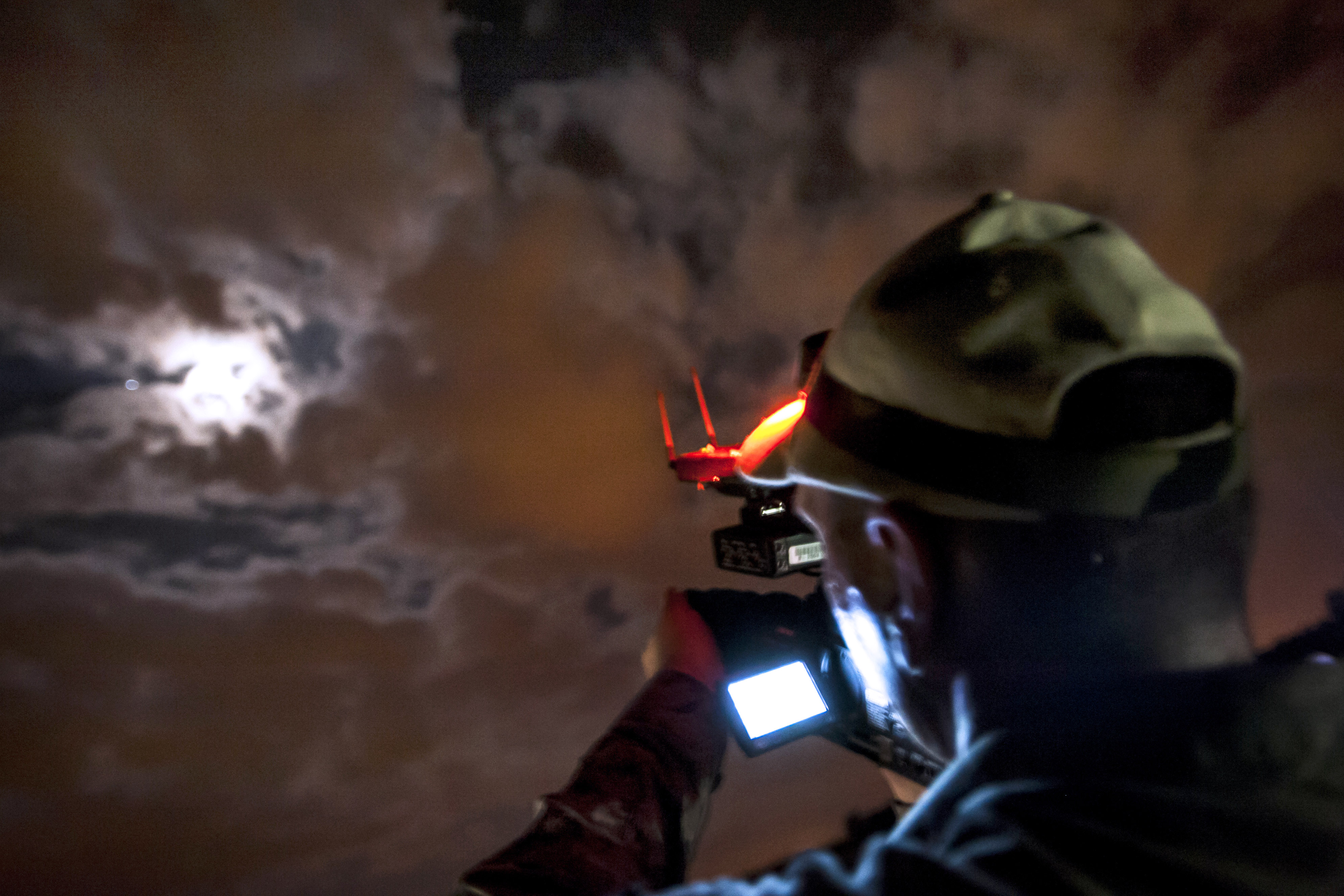 Air Force Tech. Sgt. Daniel Ashley documents events after a night ...