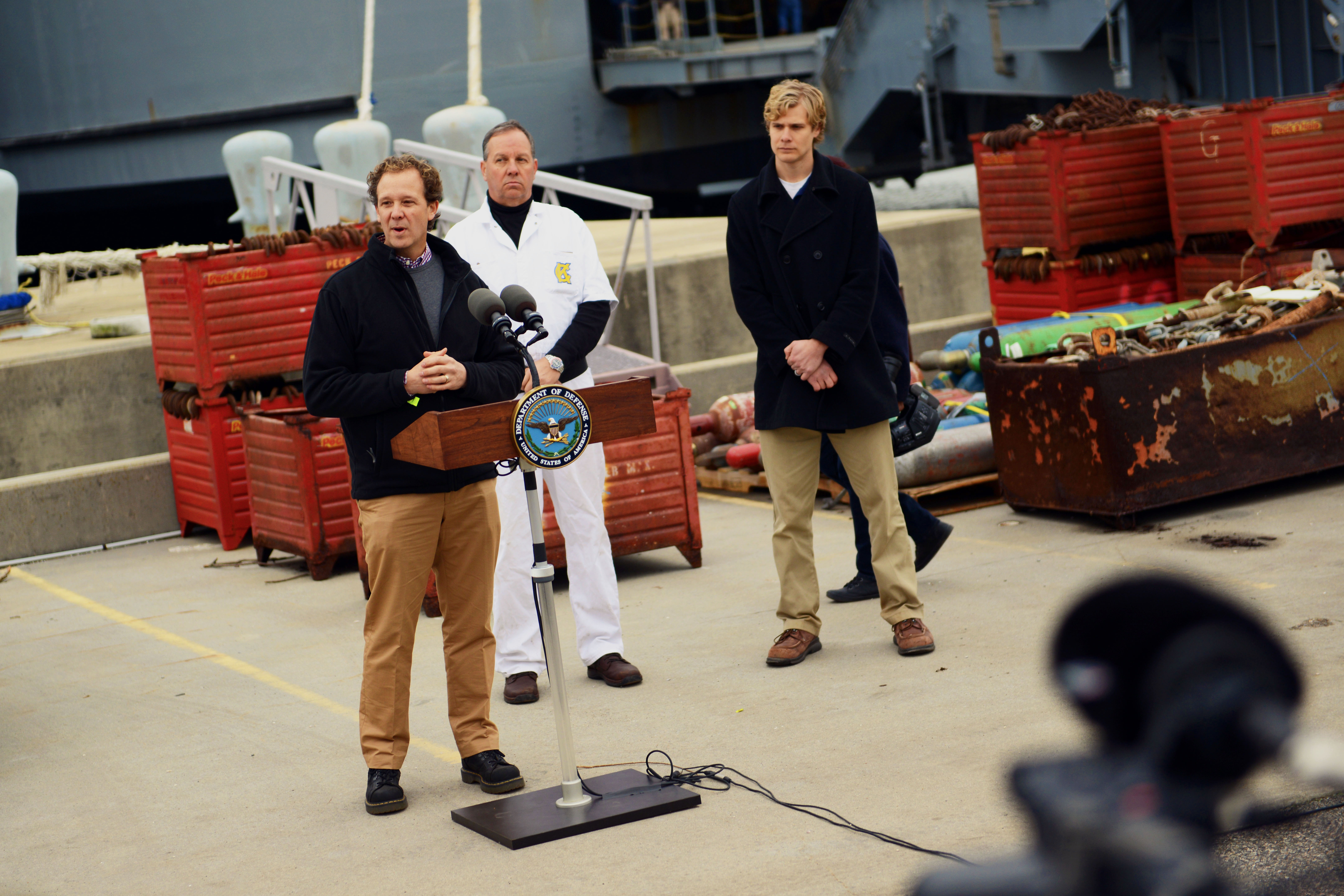 Rob Malone, an environmental engineer for the Joint Project Manager for Elimination on Aberdeen ...