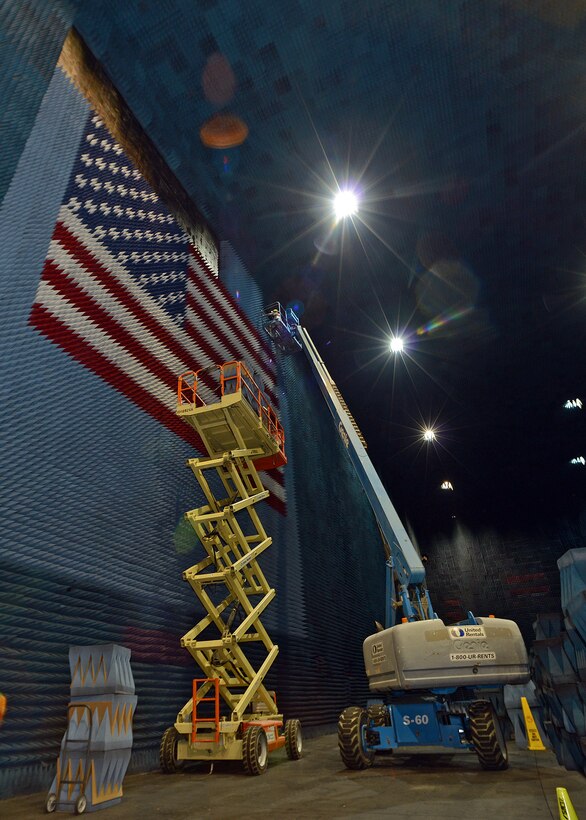Benefield Anechoic Facility acquires new upgrade, patriotic look