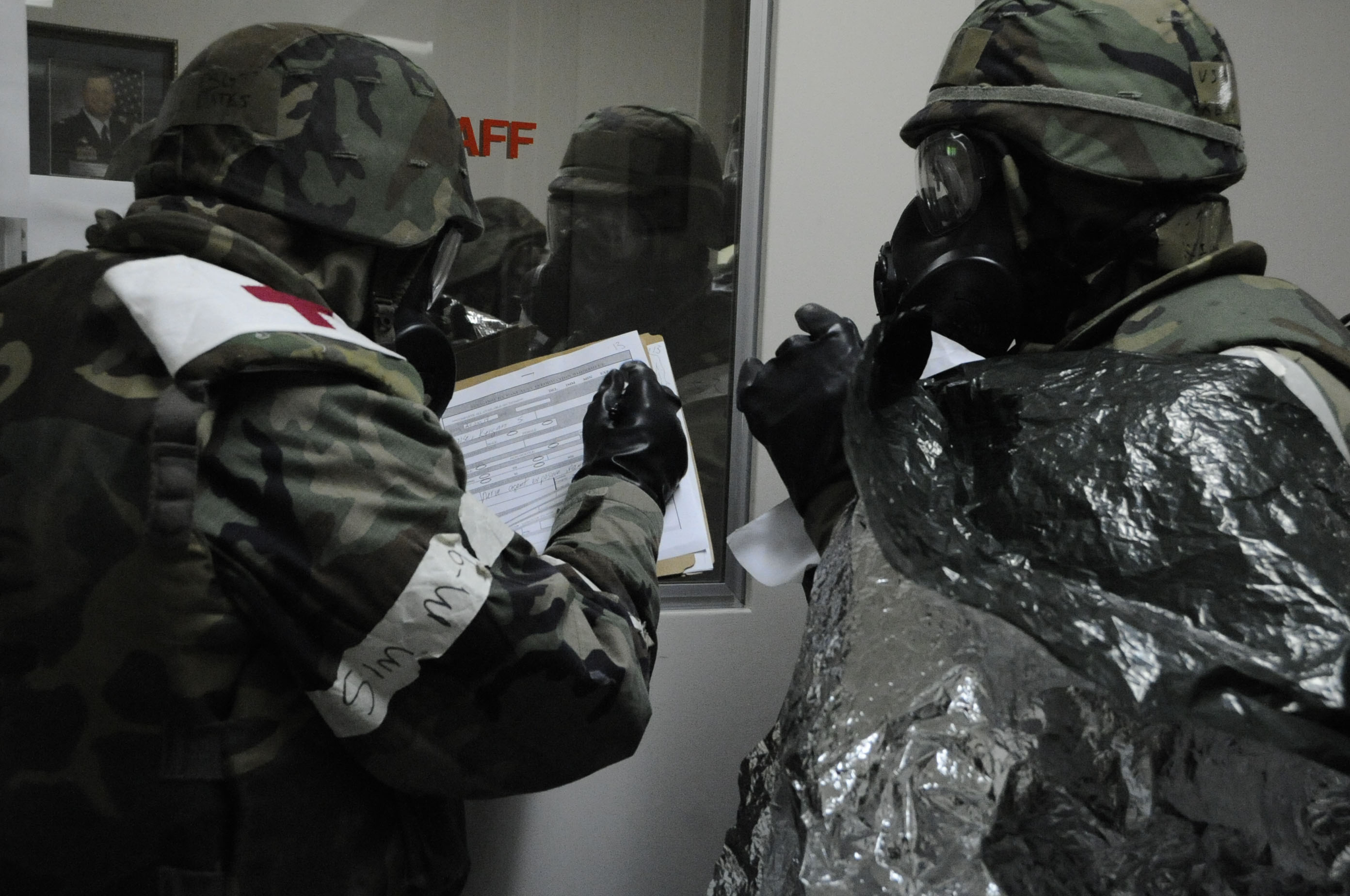 Decontamination team mobilizes during ORE
